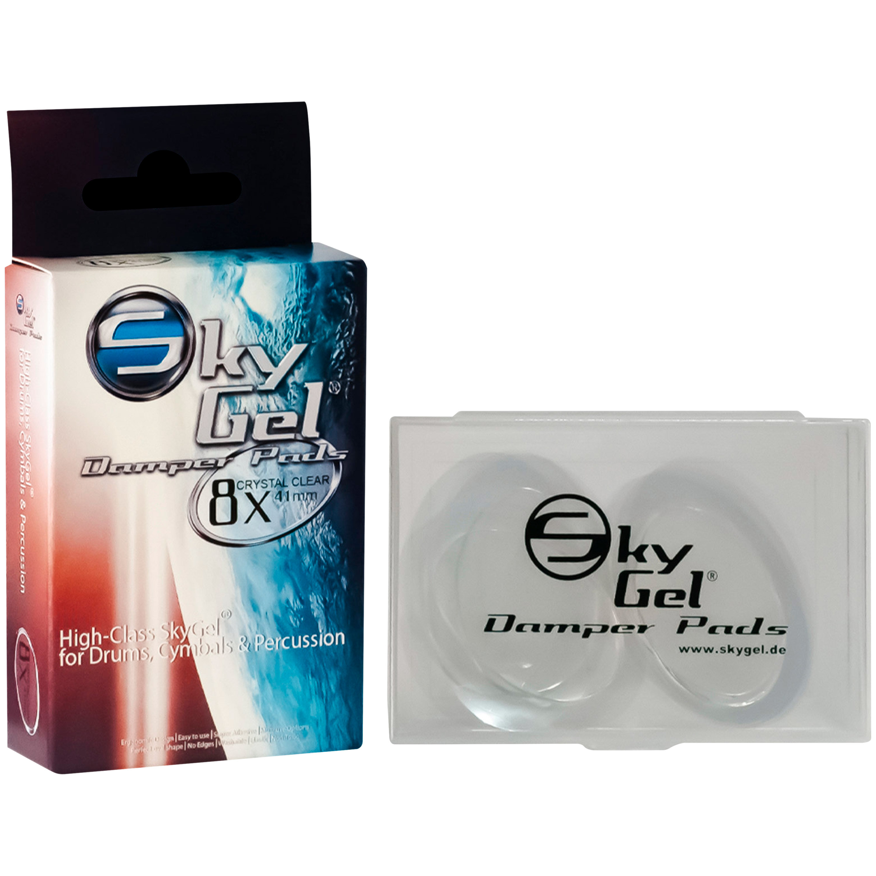 SKY Music SGDP8CEL Damper Pads Skygel Crystal Clear (pack de 8 ...