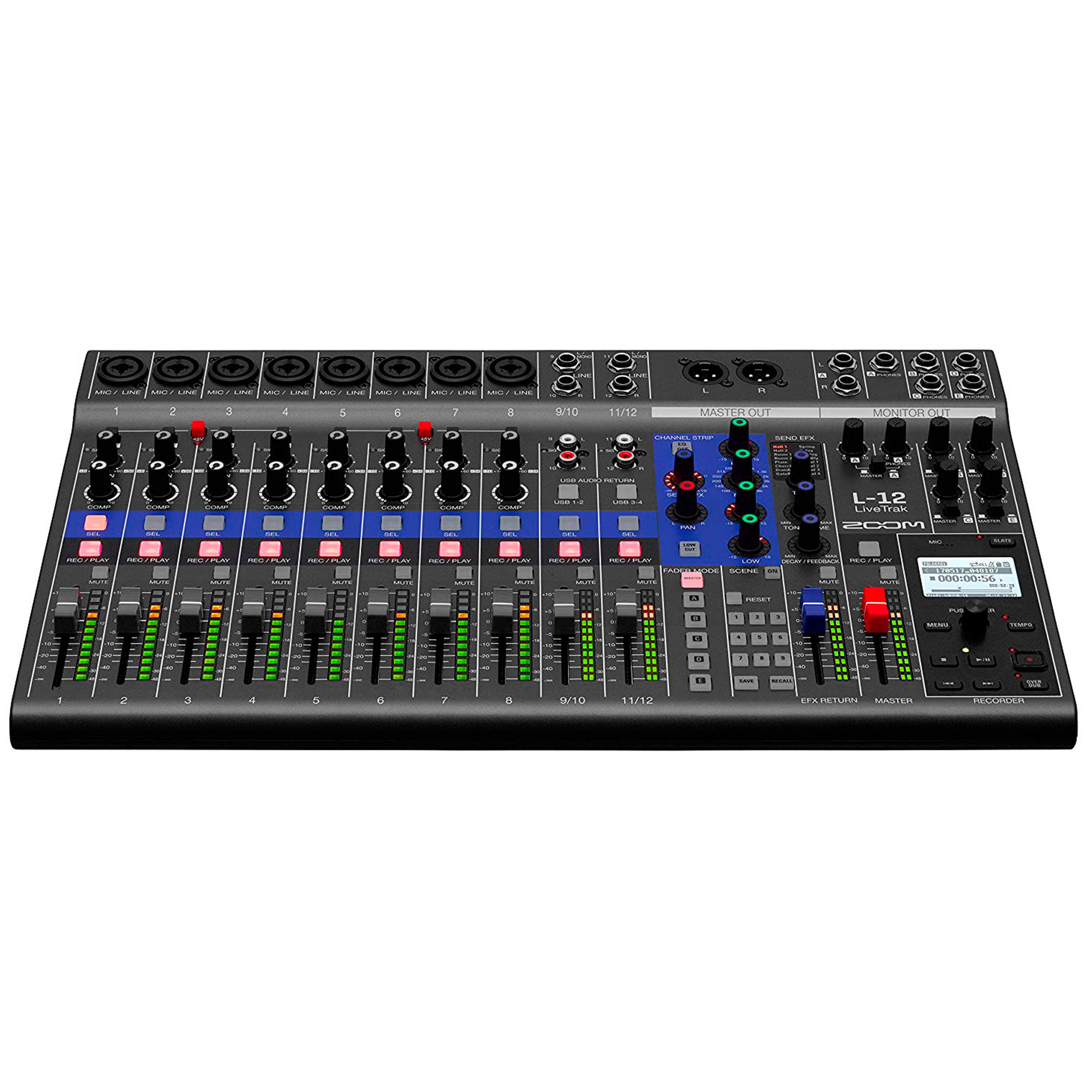 Zoom Pack LiveTrak L-12 + Housse - Console de mixage numérique ...