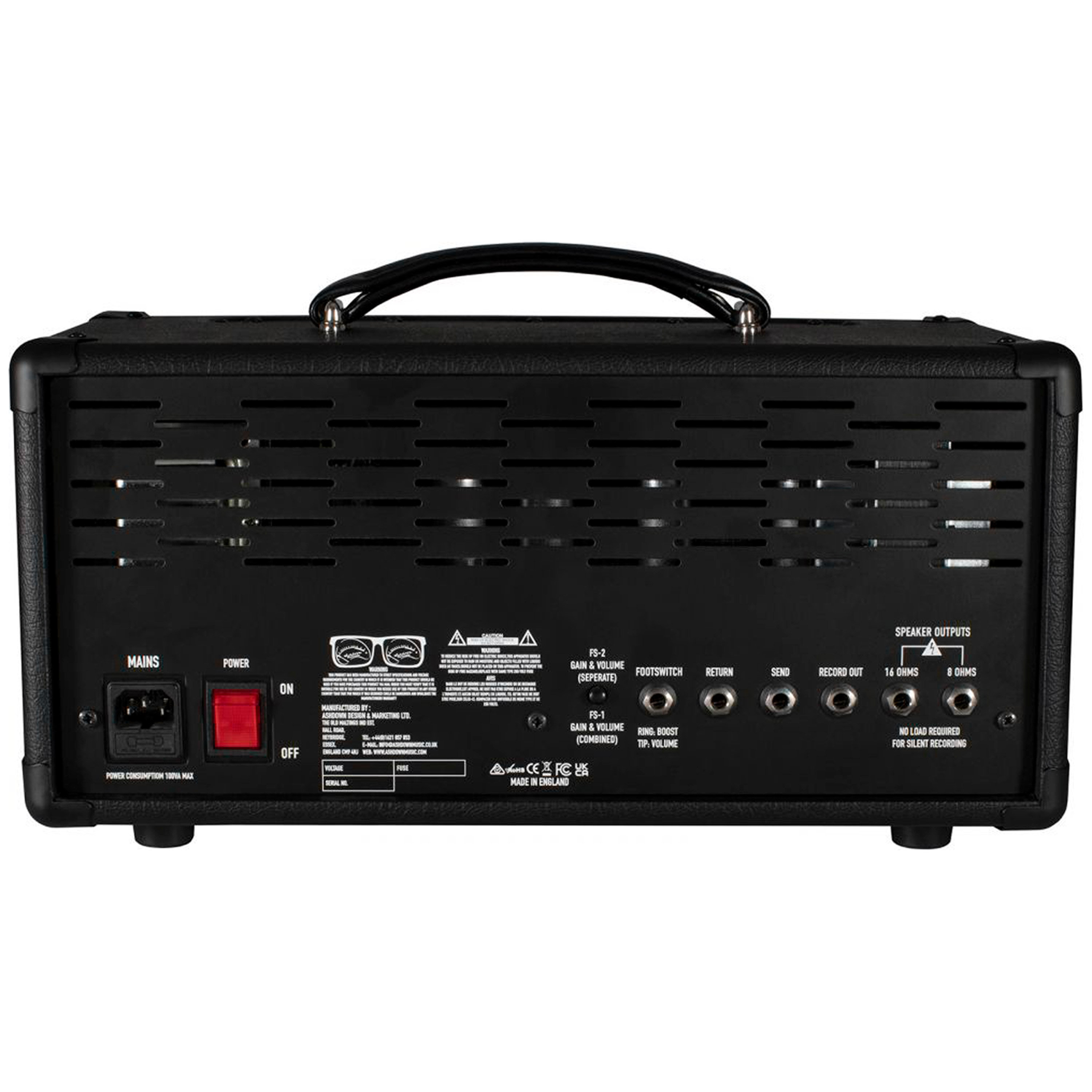 Ashdown PM 20H UK Tête Peacemaker 20 watts - Gitaarversterker SonoVente ...
