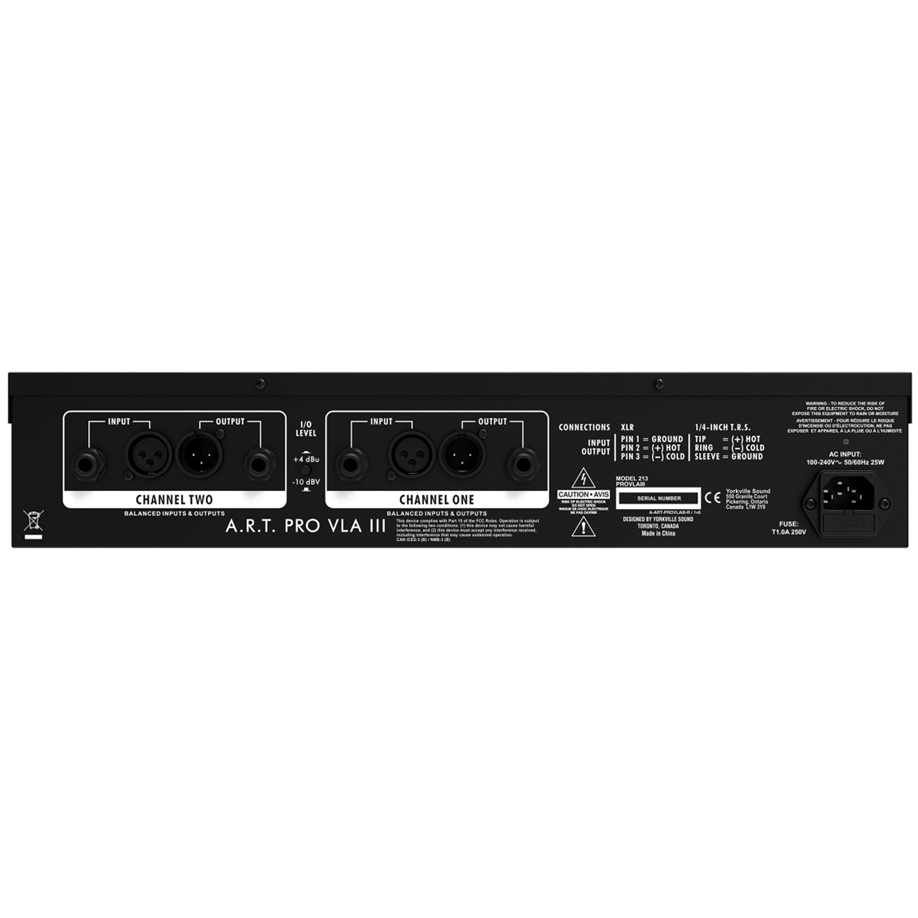 Art PRO Audio Pro VLA III - Compresseur / gate SonoVente.com