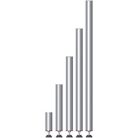 ASD PA020 Pied ajustable pour praticable 50 x 3 x 110 mm - Praticable ...