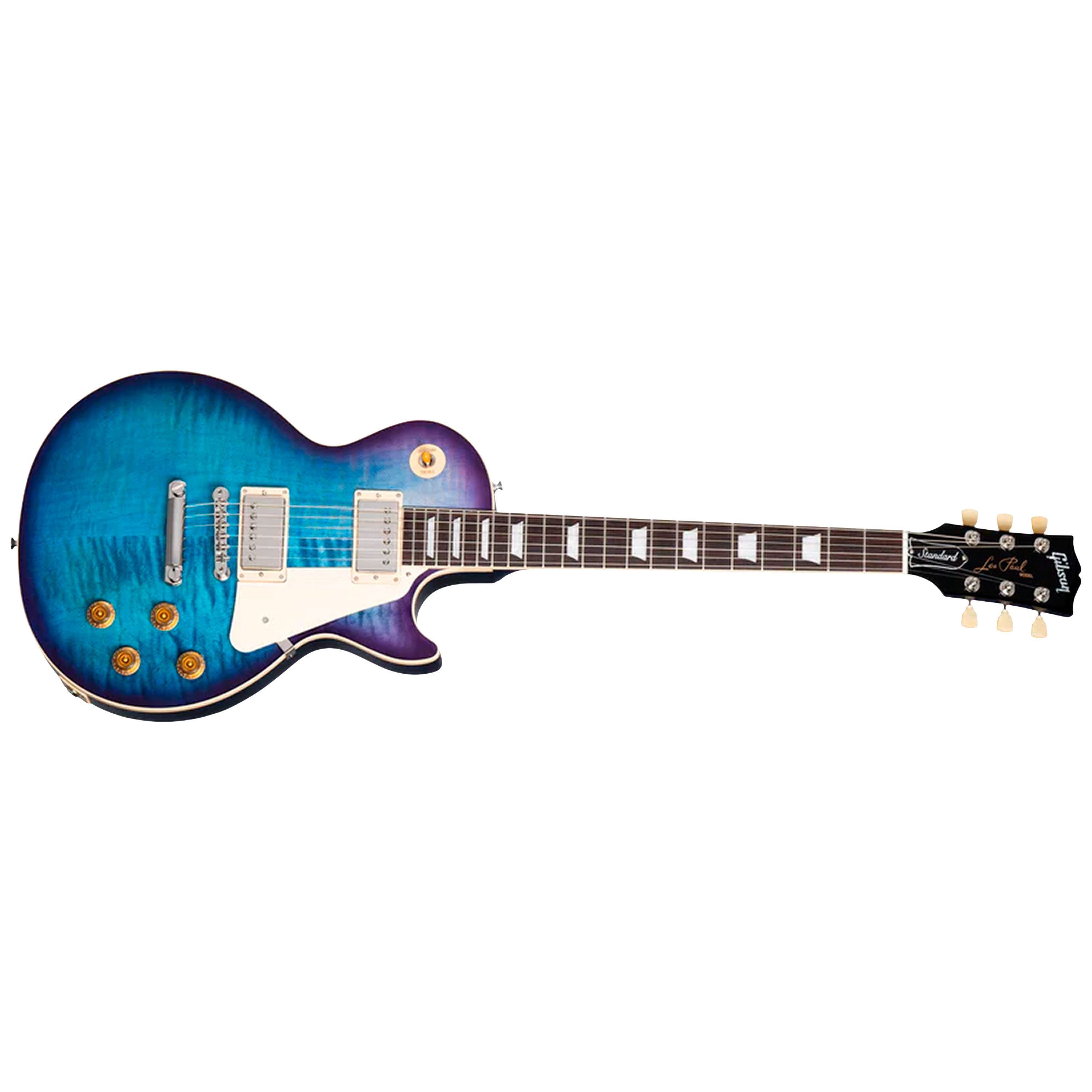 Gibson Les Paul Standard 50s Figured Top Blueberry Burst - Guitare ...