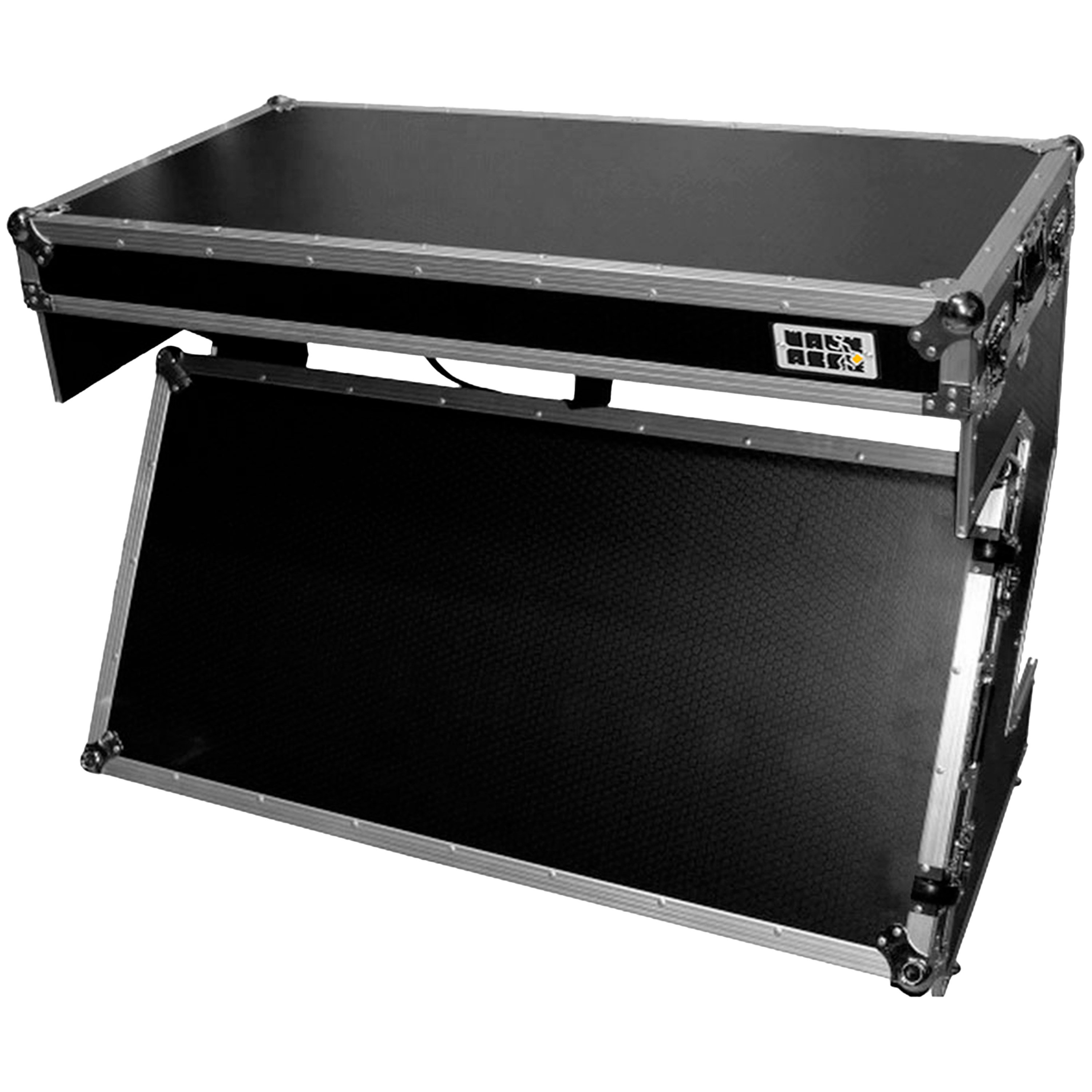 Pioneer DJ Opus-Quad + Table DJ Workstation Z Wheel Silver - Contrôleur ...