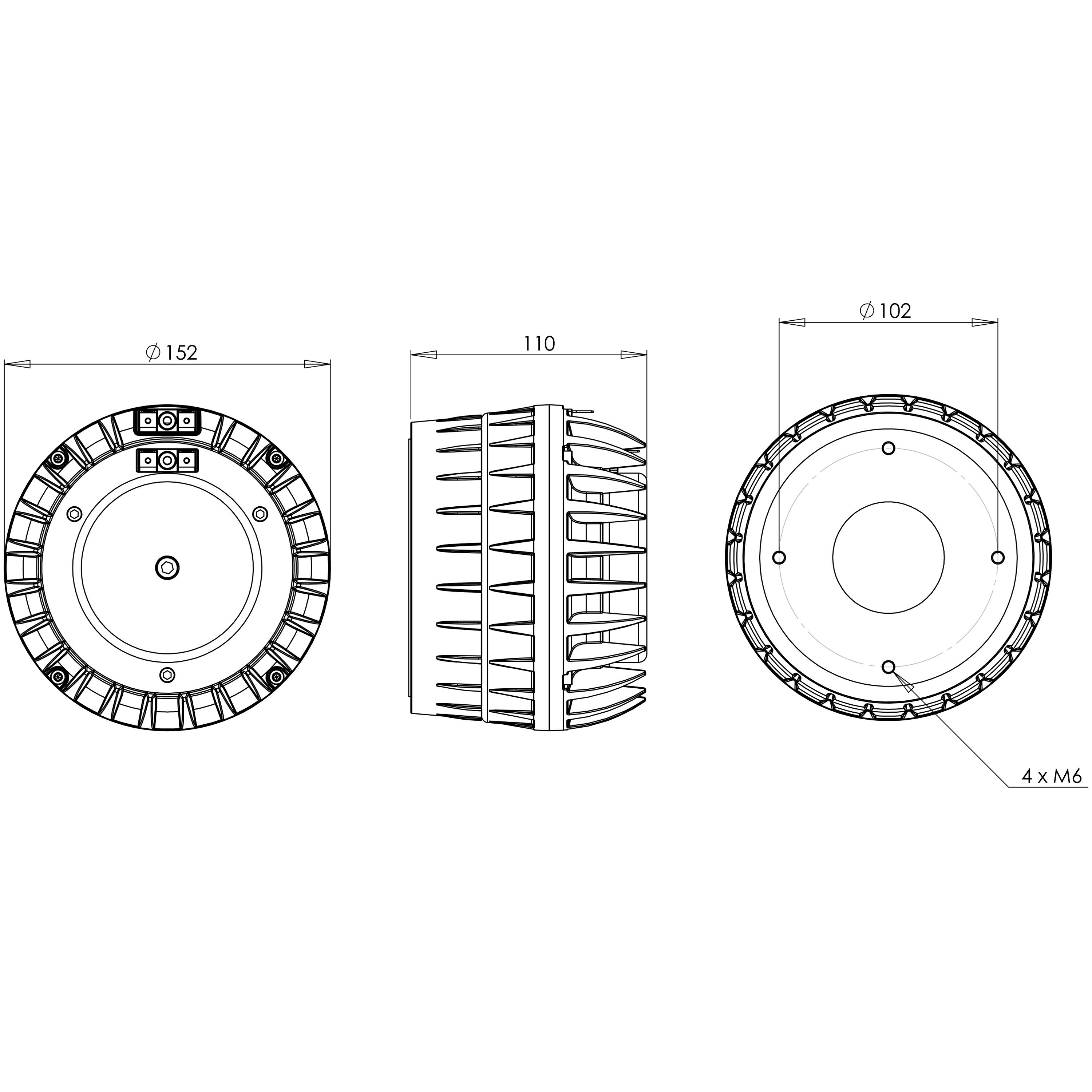 B&C Speakers DCX462 16 Ohm Coax Driver - Moteur et compression ...