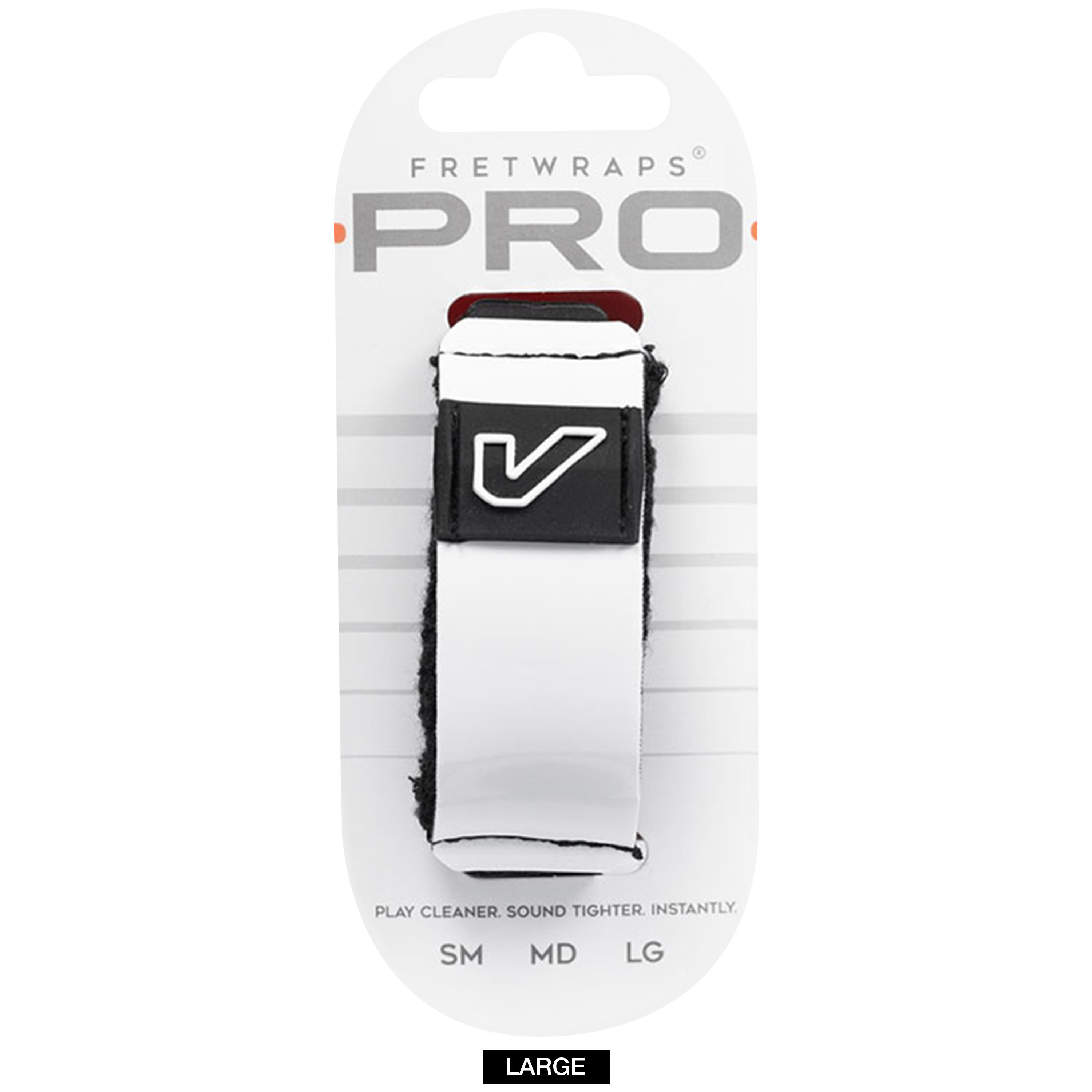 Gruv Gear FretWraps Pro White Large - Sourdine SonoVente.com