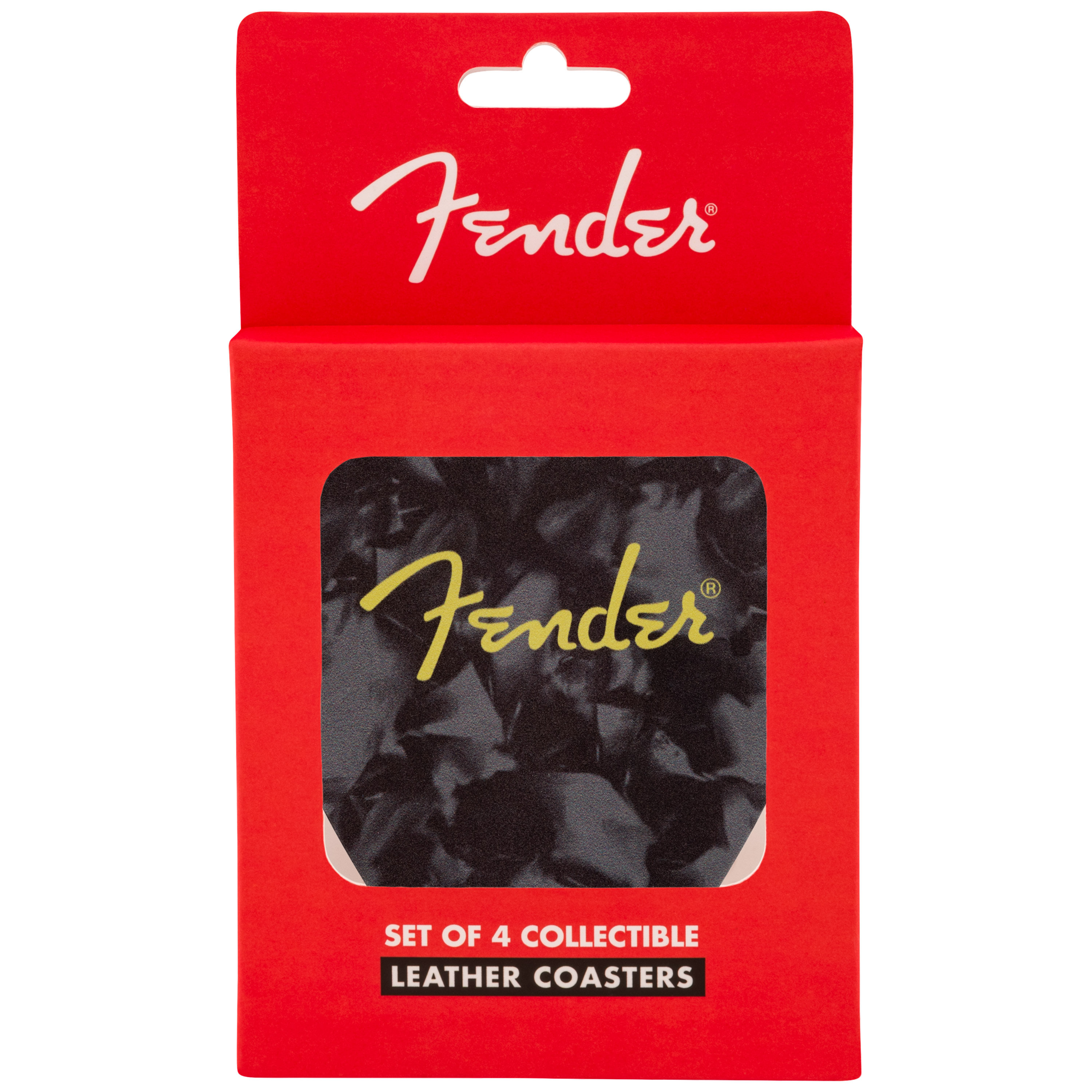 Fender Fender Pick Shape Logo Coasters 4-Pack, Multi-Color - Cadeaux ...