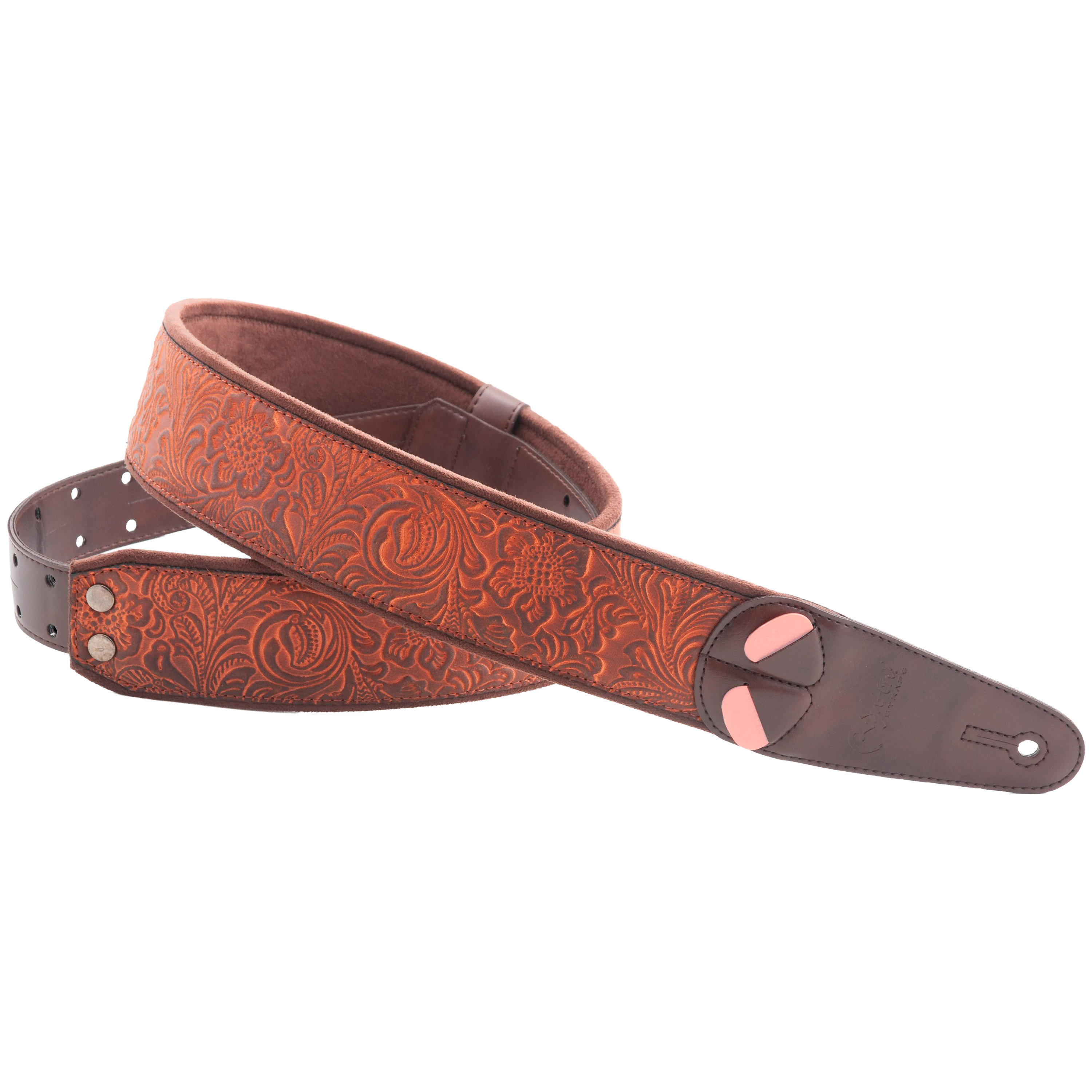 RightOn Sandokan 60 Mojo Light Brown - Sangle guitare SonoVente.com - Maroc