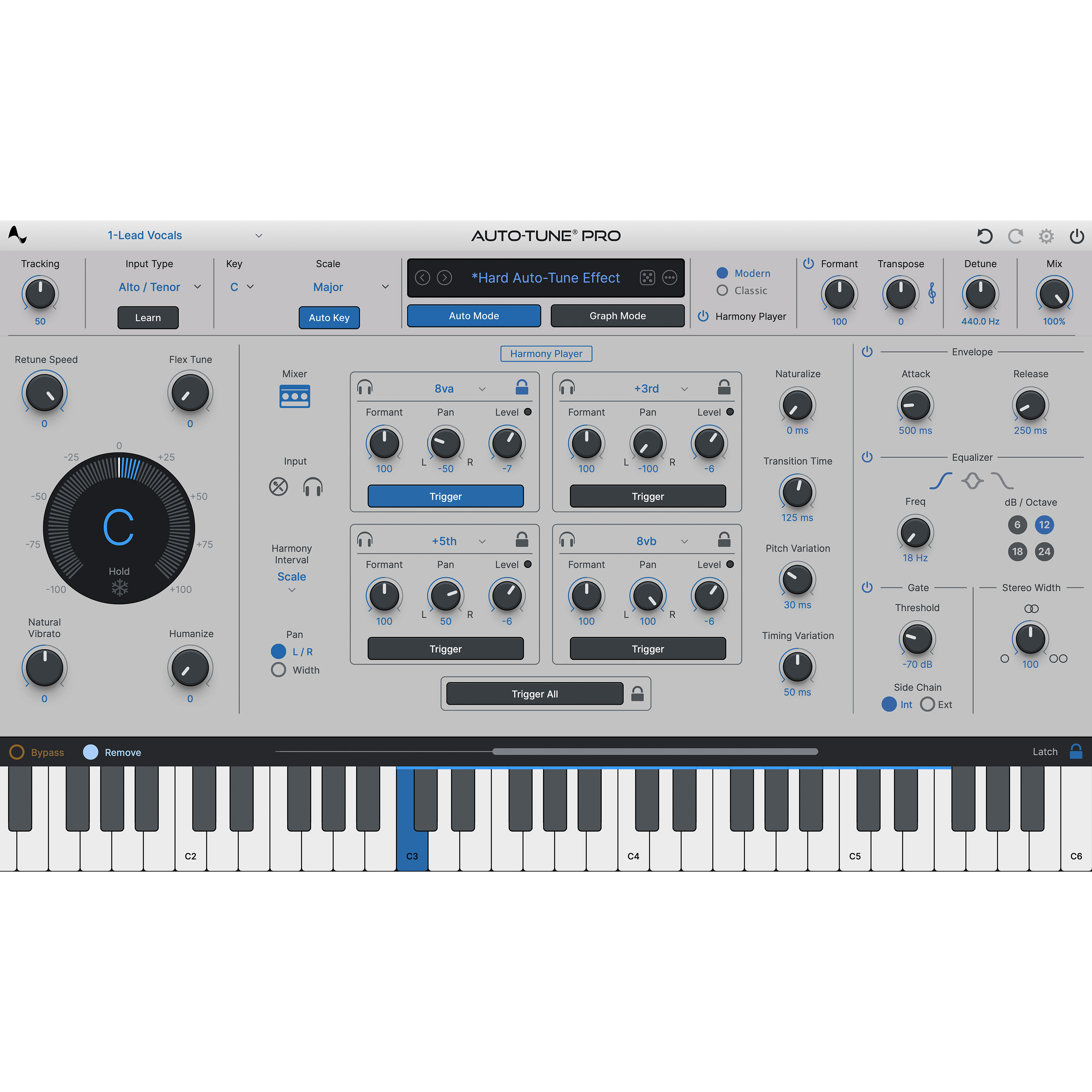 Antares Bundle AutoTune Pro 11 + AutoKey 2 + Vocodist - Logiciel ...