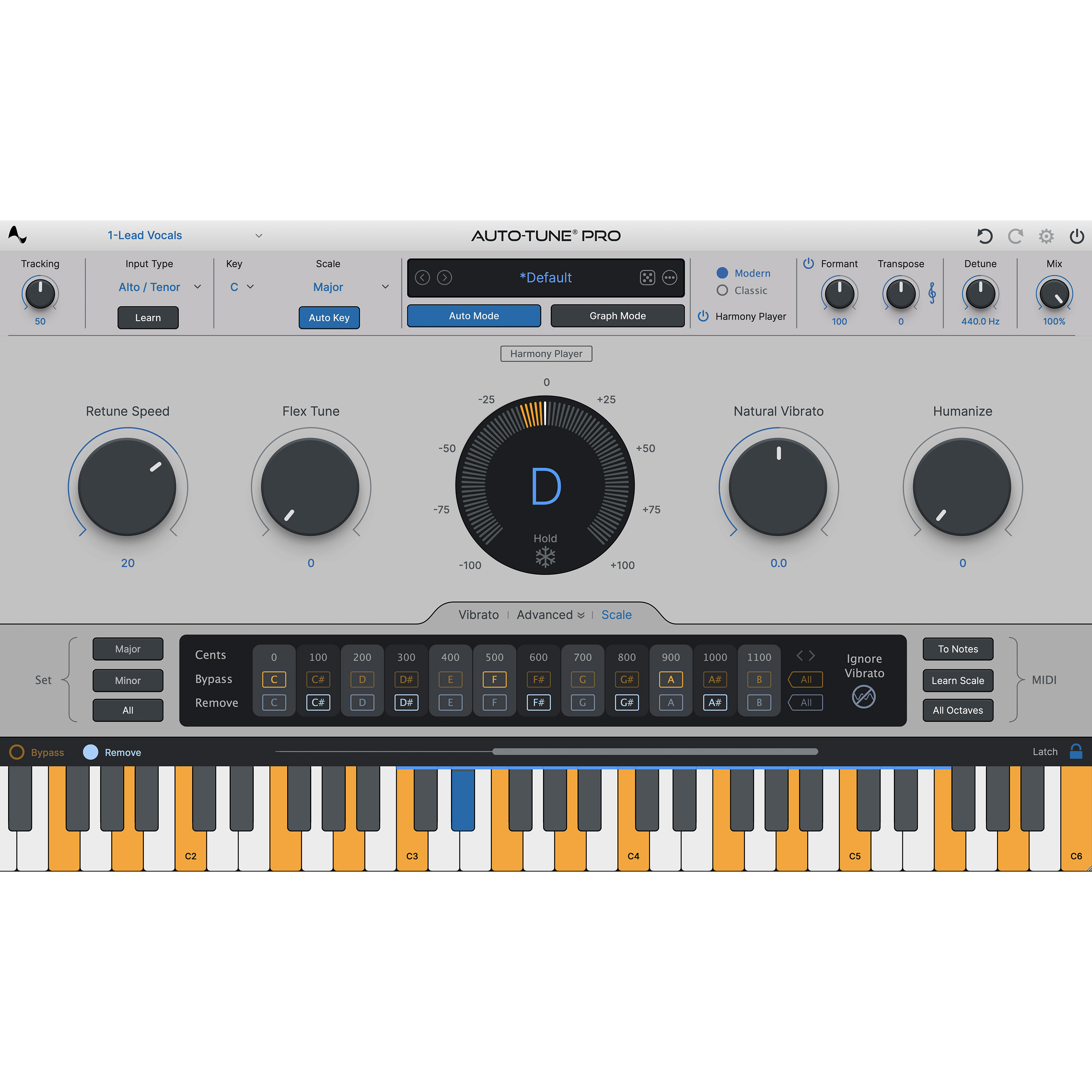 Antares Bundle AutoTune Pro 11 + AutoKey 2 + Vocodist - Plug-in ...