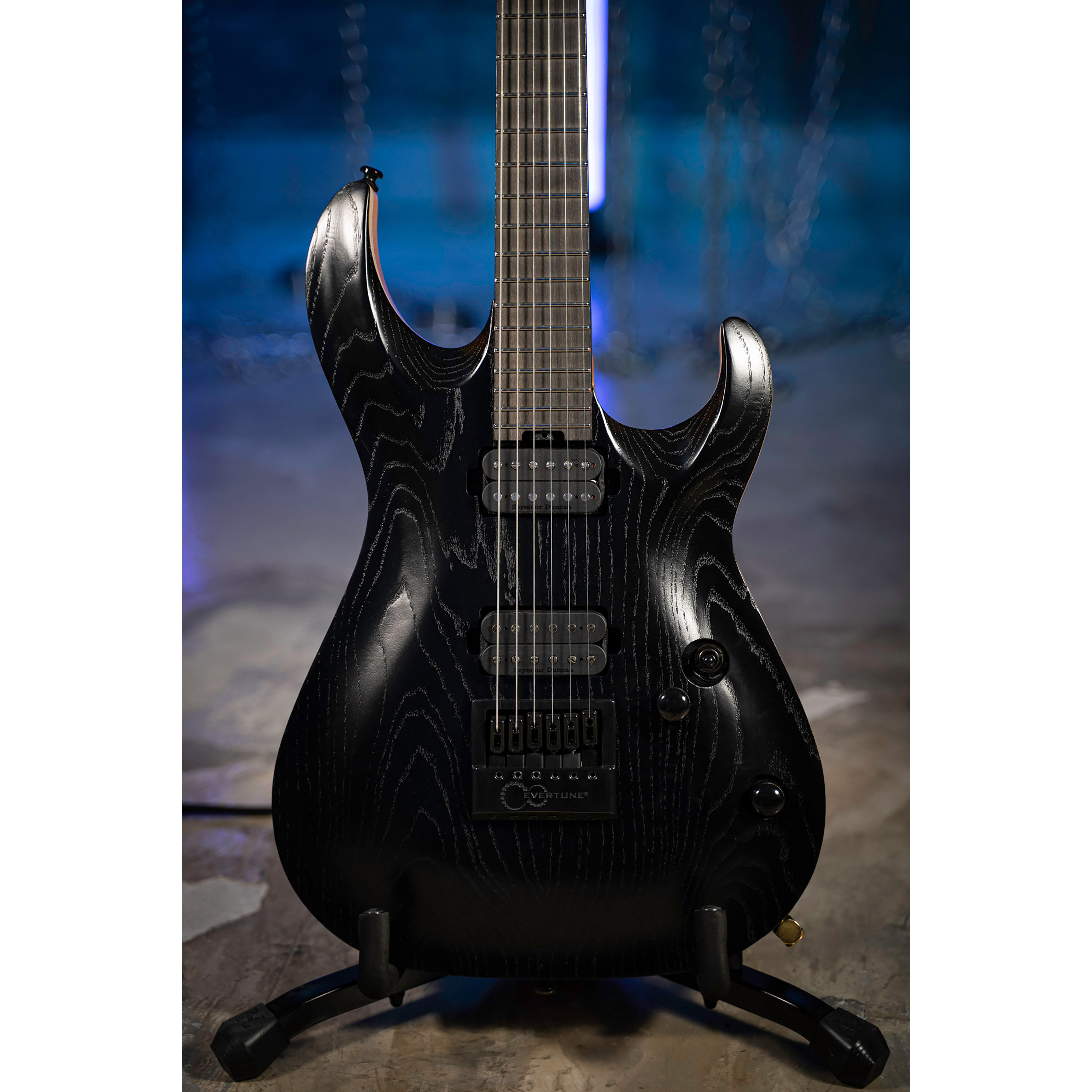 Cort KX700 EverTune Open Pore Black - Guitare métal / moderne SonoVente.com