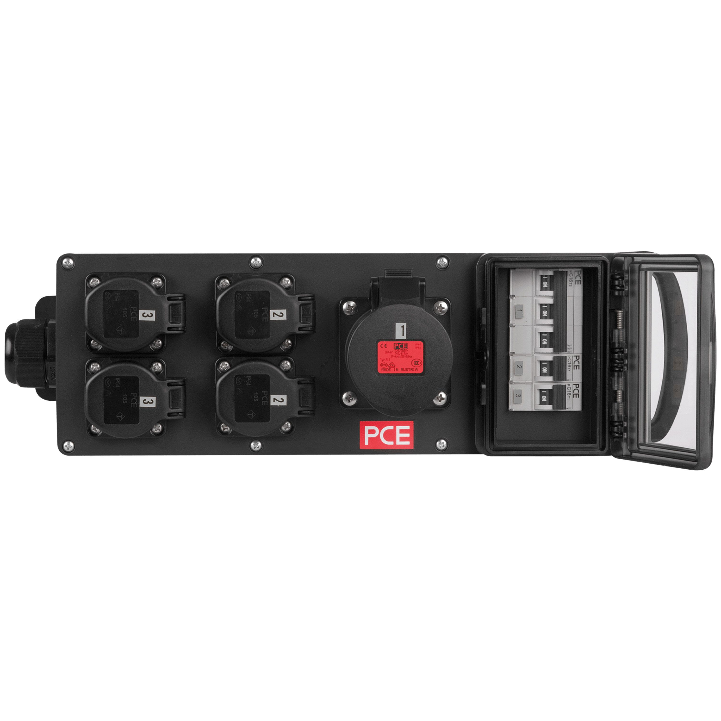 PCE MPD-416CEE Power Splitter CEE 32 A - Multiprises SonoVente.com - Maroc