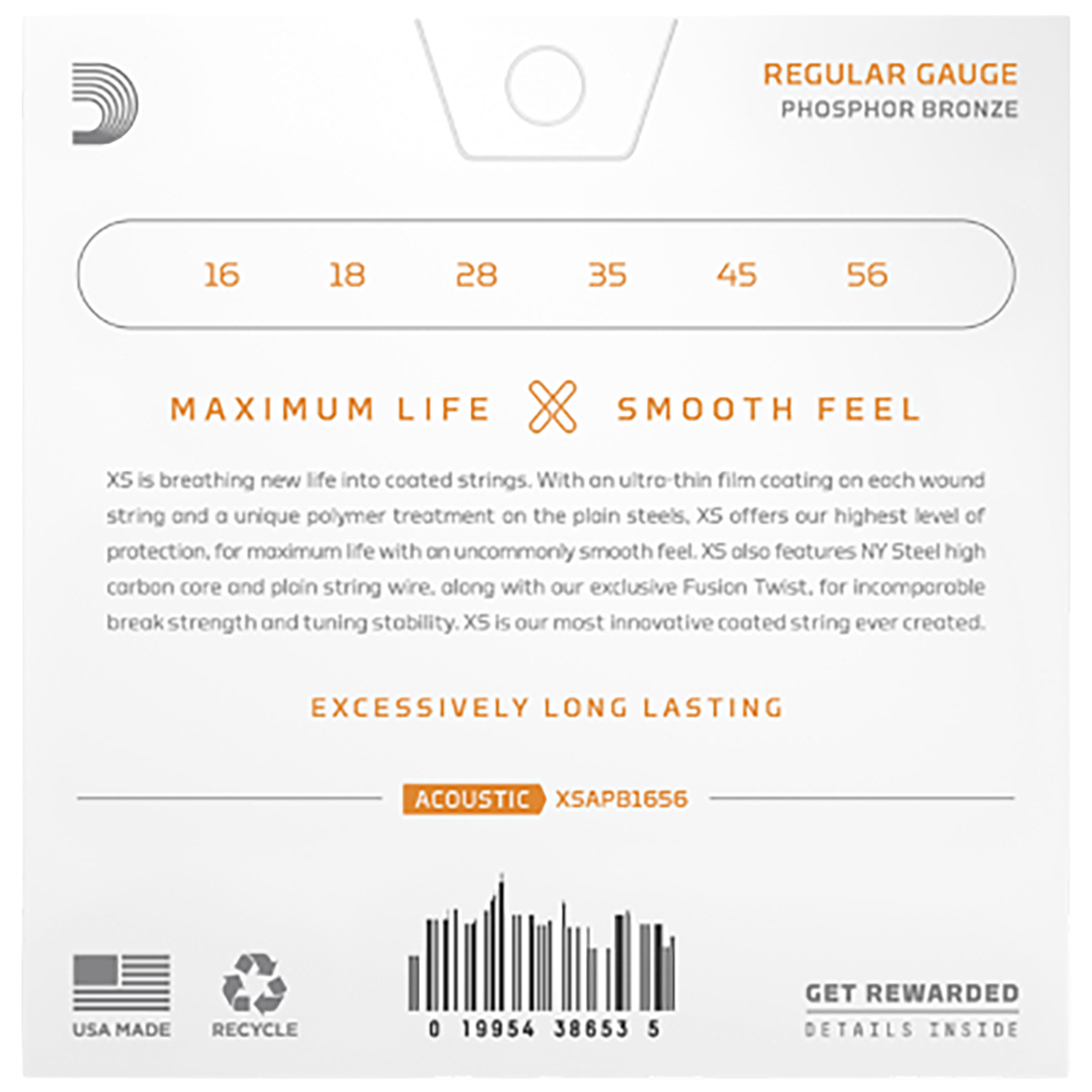 D'Addario XSAPB1656 - Gitaarsnaren SonoVente.com - nl