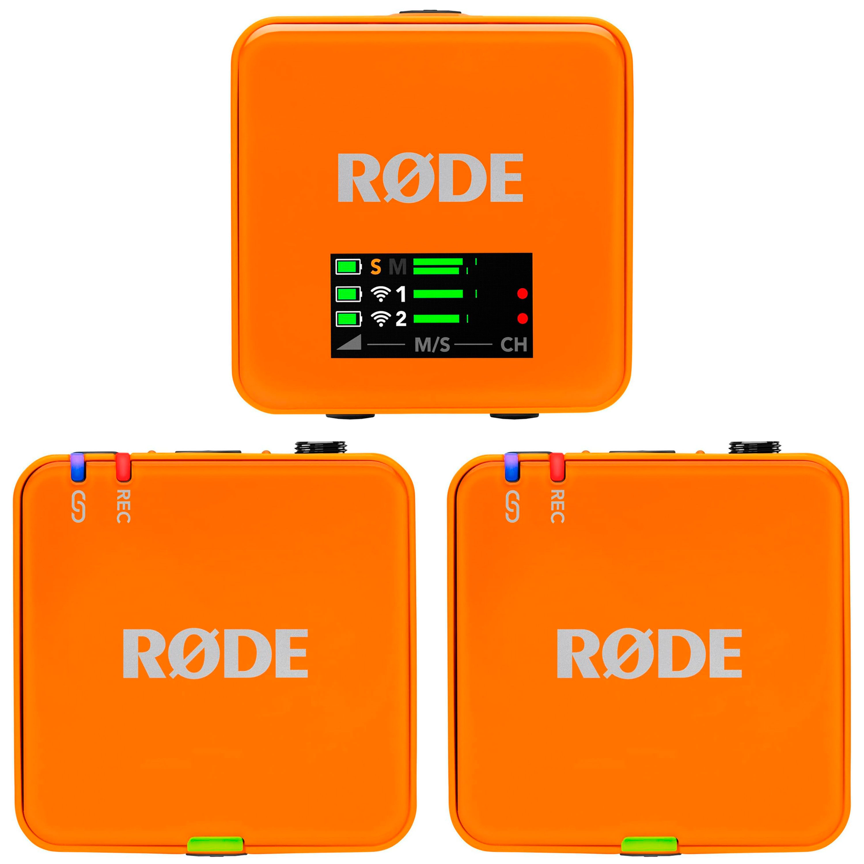 Rode Wireless GO Gen 3 Orange - Sets podcast & broadcast SonoVente.com ...
