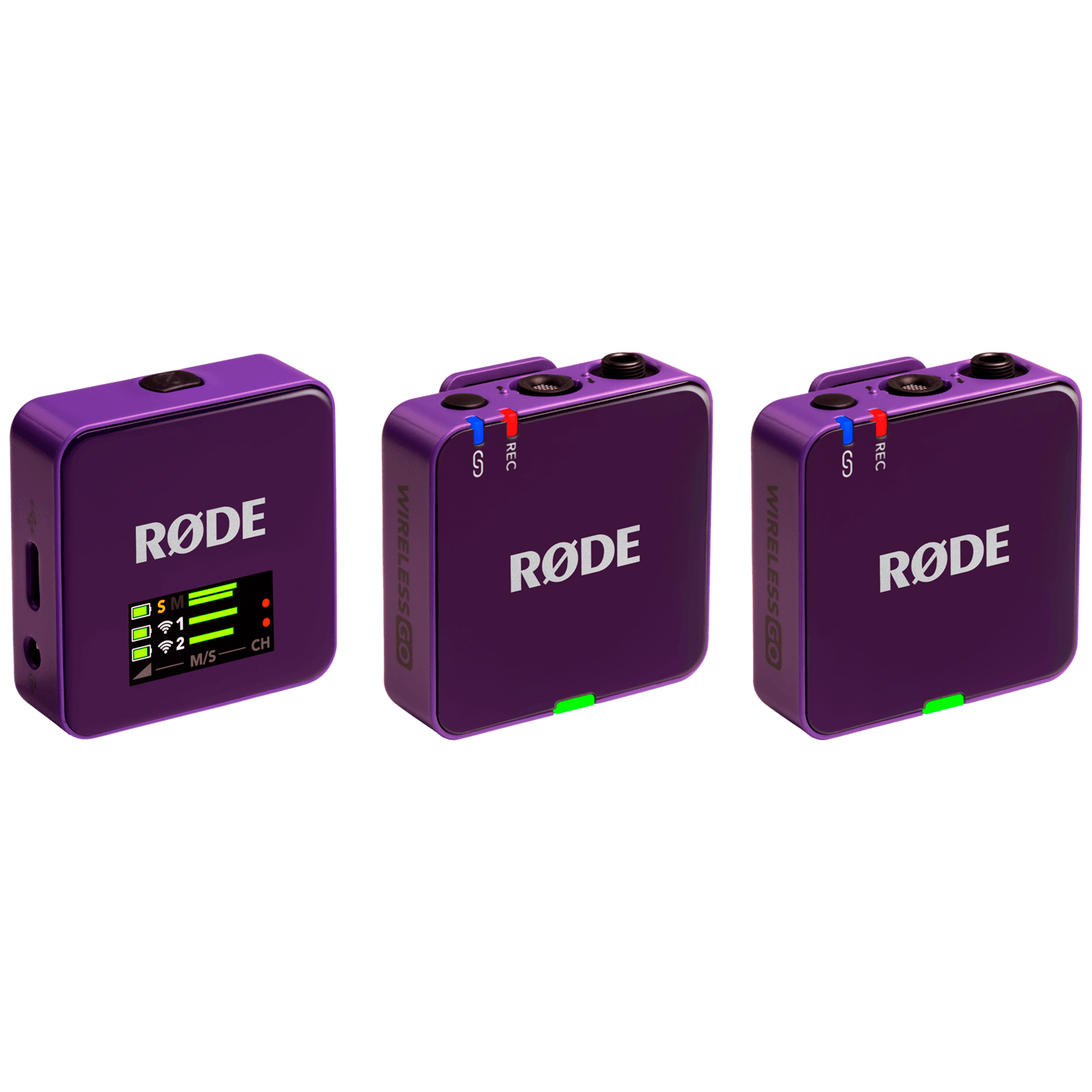Rode Wireless GO Gen 3 Purple - Sets podcast & broadcast SonoVente.com