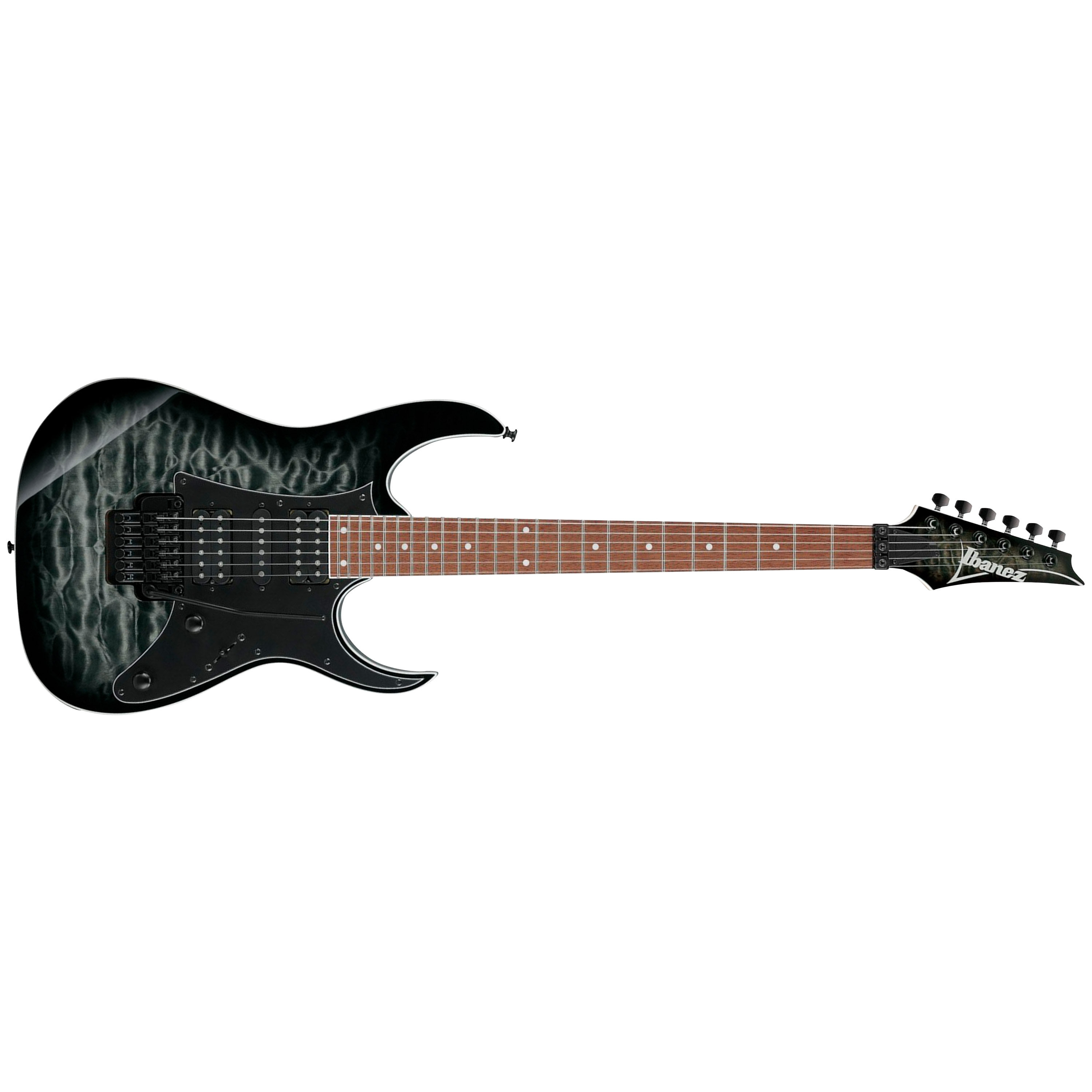 Ibanez RG450QMB Transparent Grey Burst - Guitare métal / moderne ...