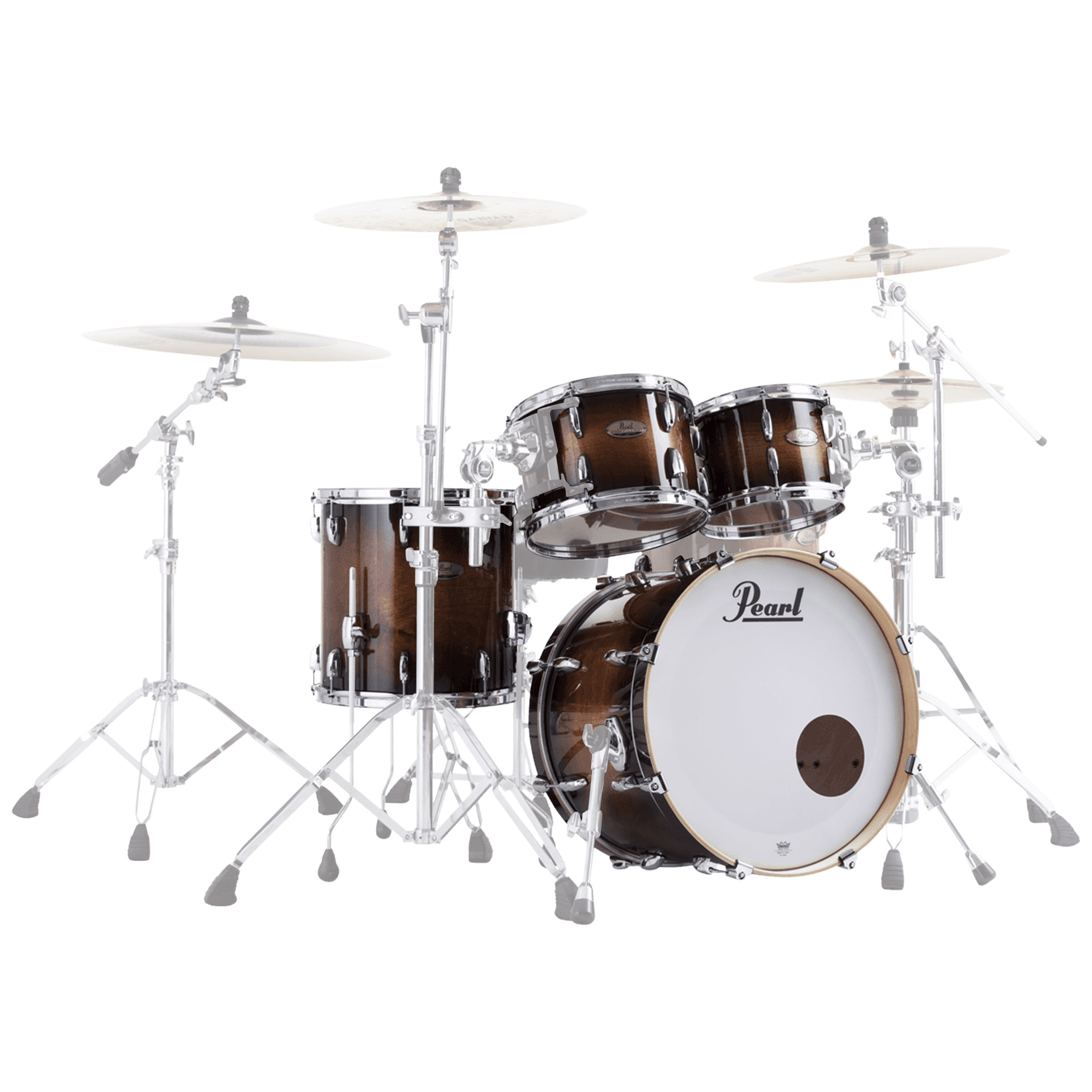 Pearl STS904XPC-314 Session Studio Select 4 fûts 20 Gloss Barnwood ...