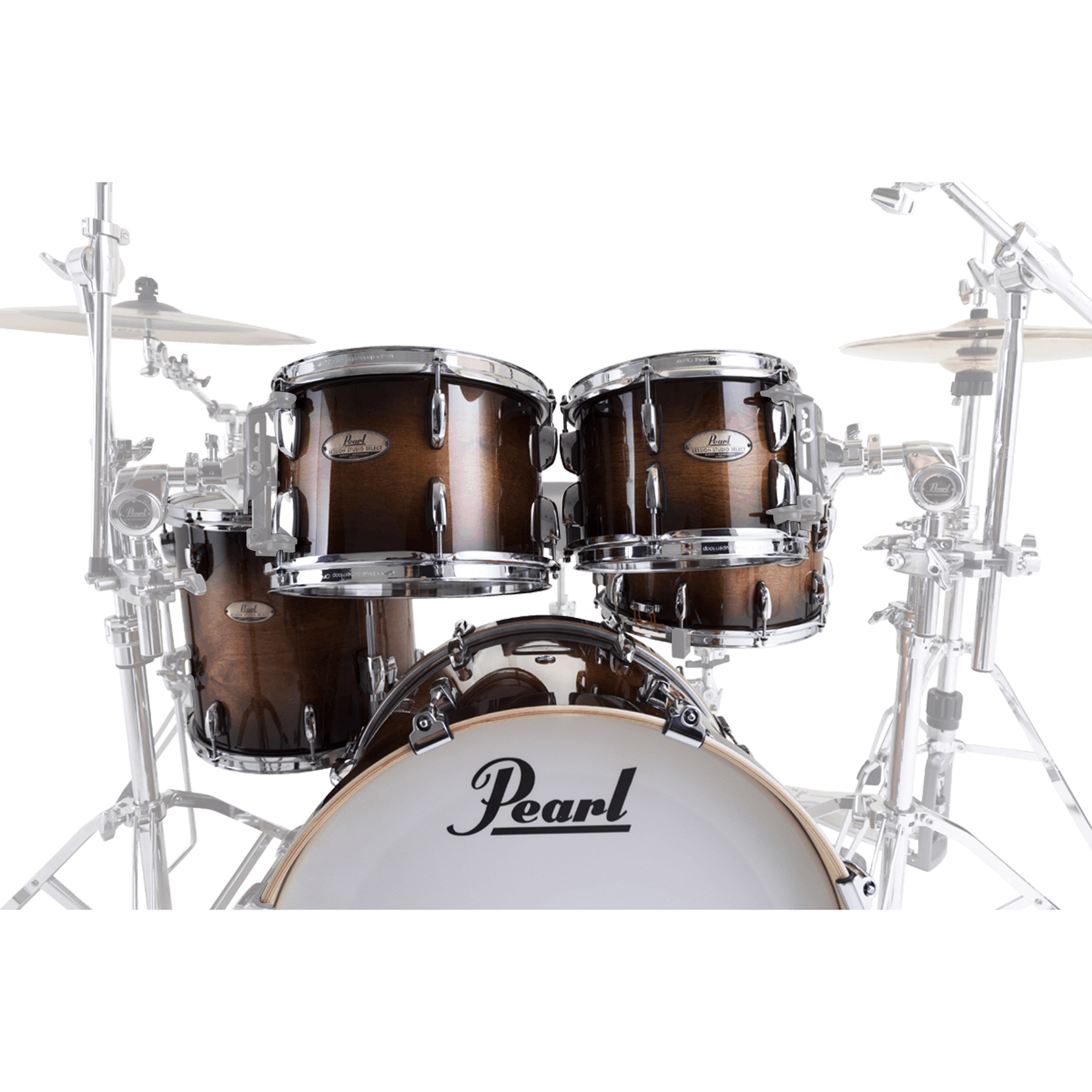 Pearl STS904XPC-314 Session Studio Select 4 fûts 20 Gloss Barnwood ...
