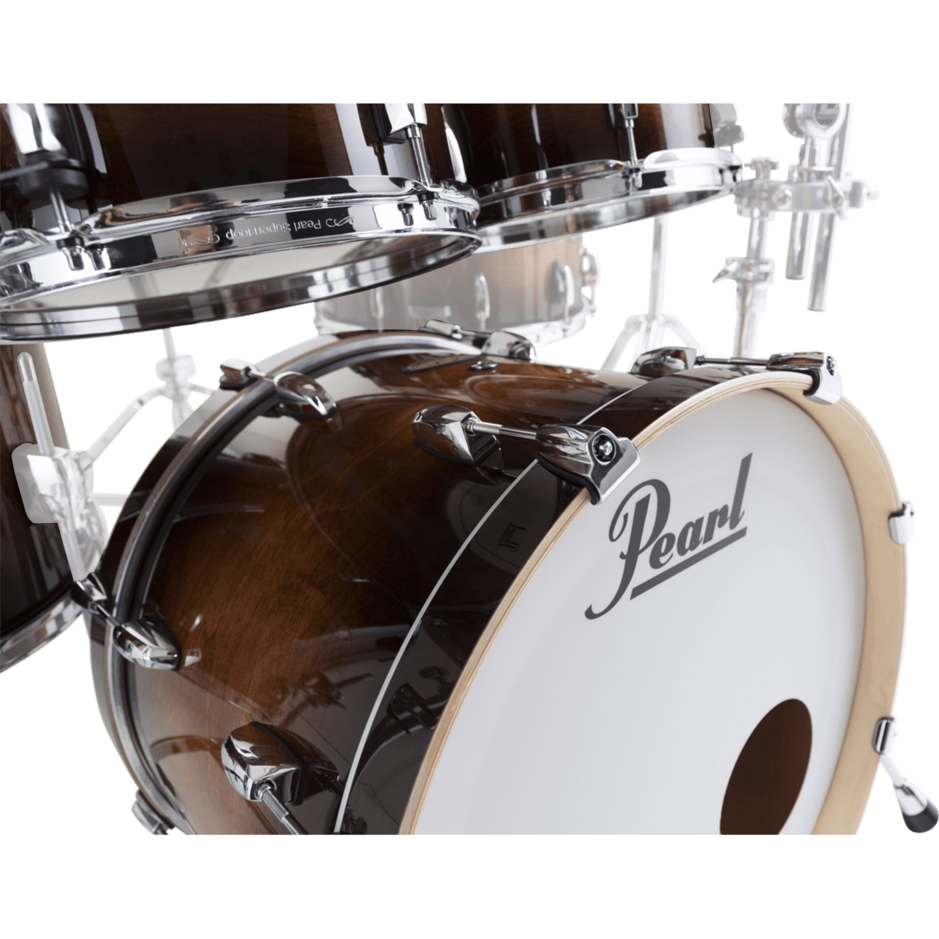 Pearl STS904XPC-314 Session Studio Select 4 fûts 20 Gloss Barnwood ...