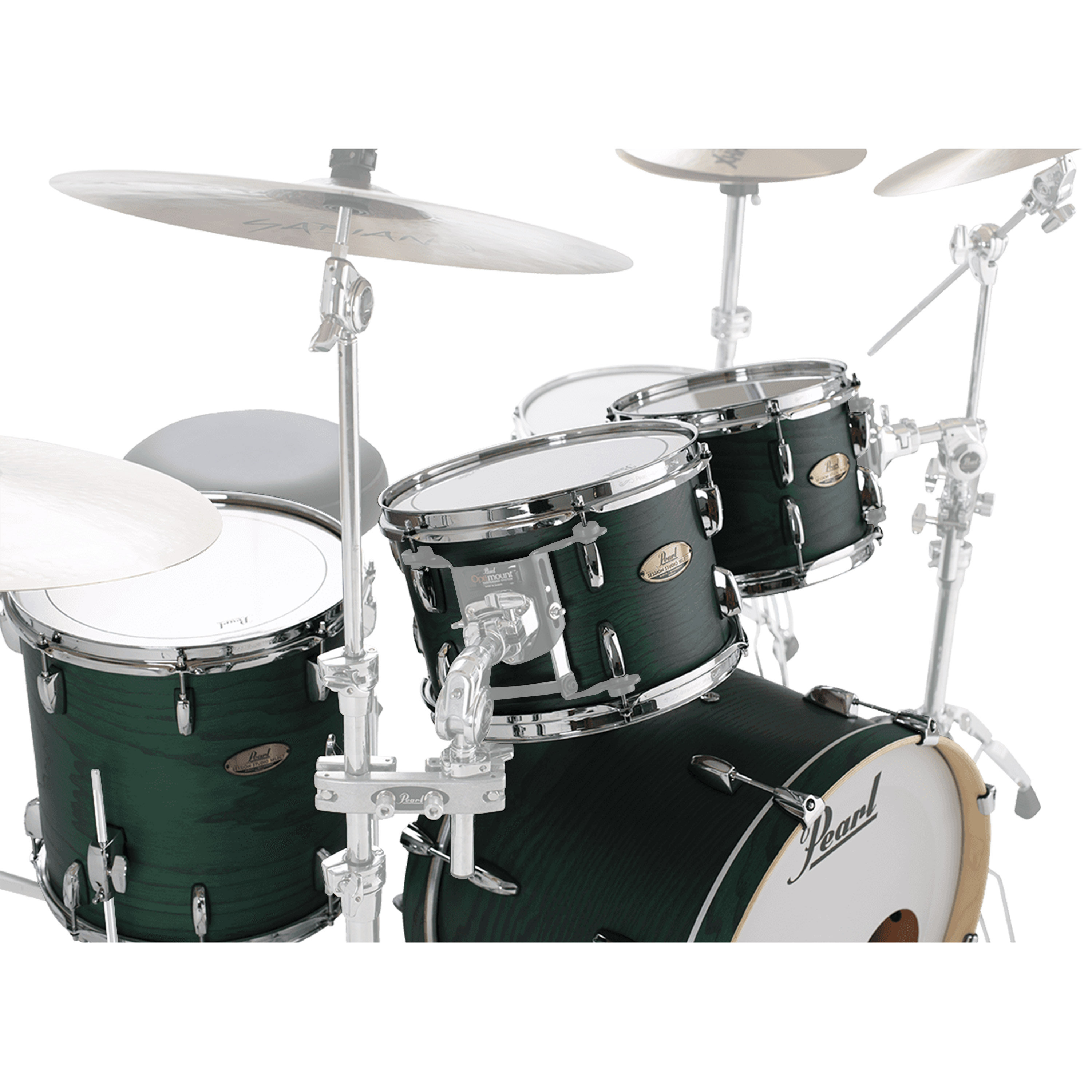 Pearl STS904XPC-851 Session Studio Select 4 fûts 20 Emerald Ash ...