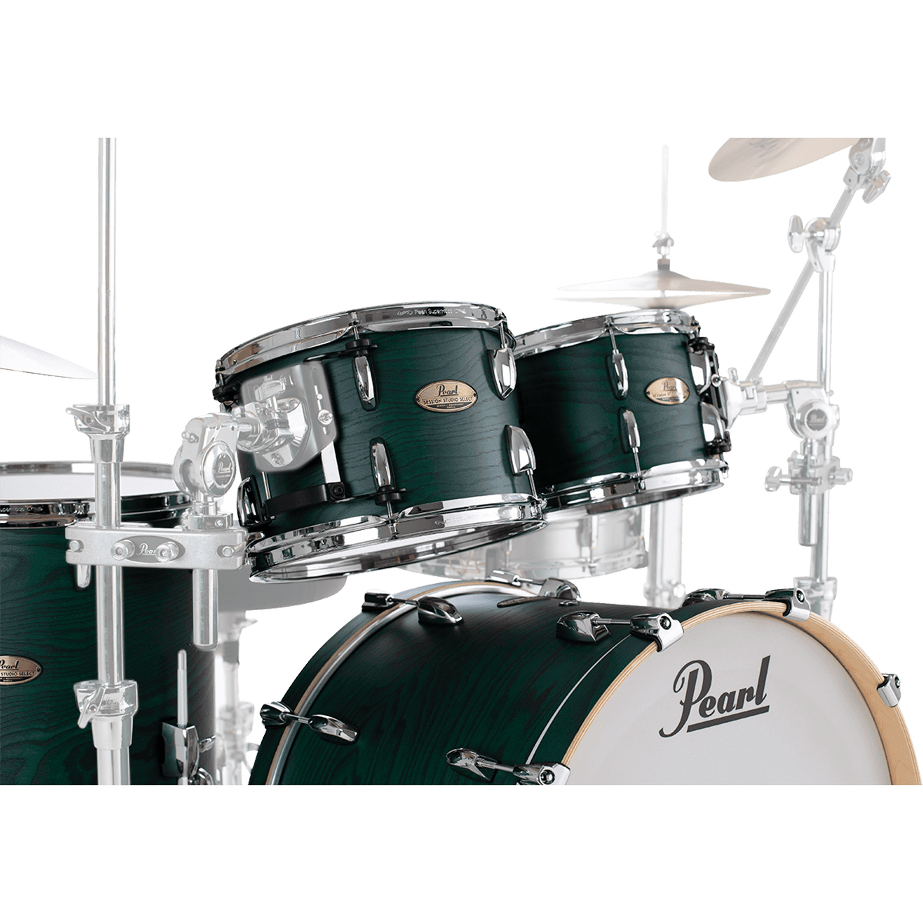 Pearl STS924XSPC-851 Session Studio Select 4 fûts 22 Emerald Ash ...
