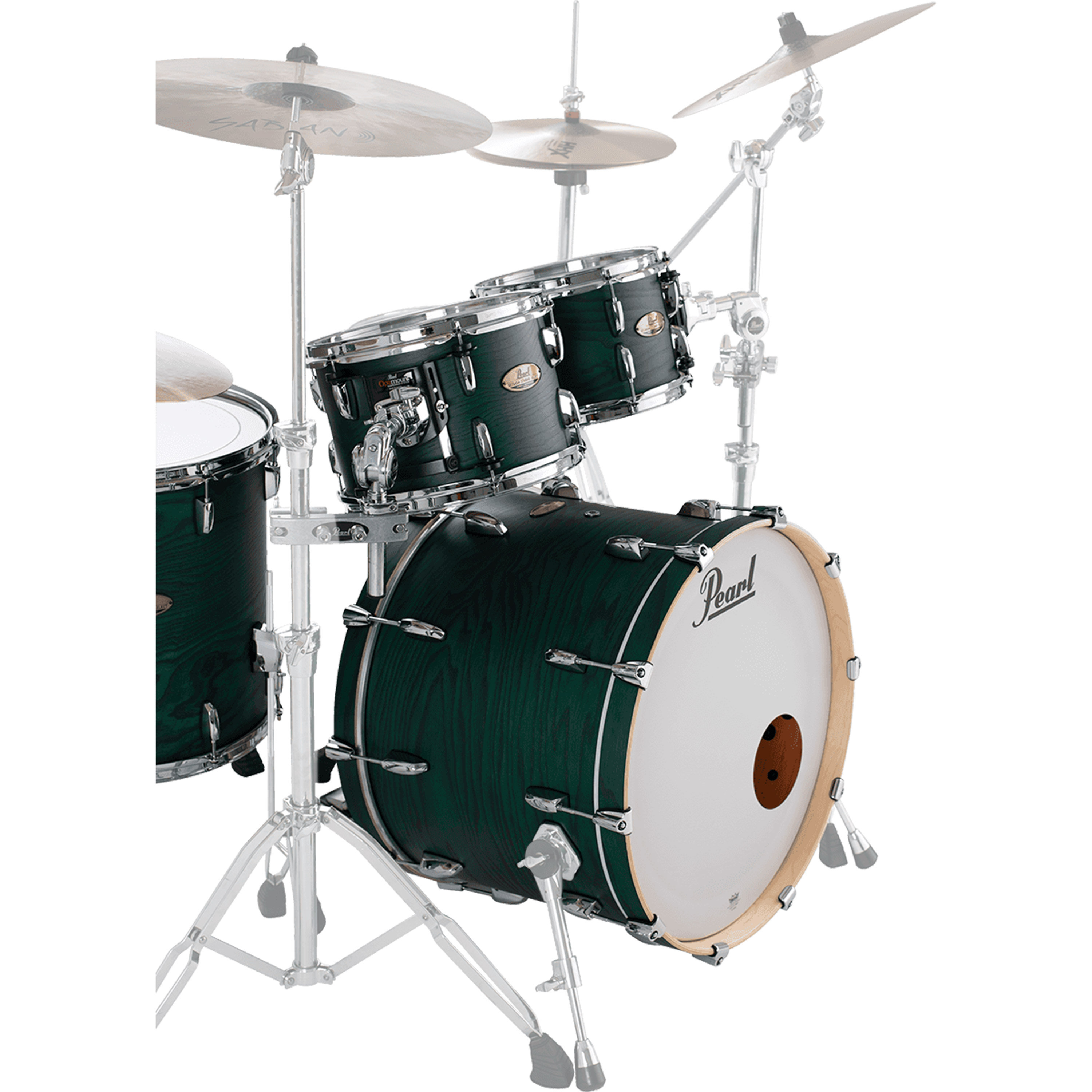 Pearl STS924XSPC-851 Session Studio Select 4 fûts 22 Emerald Ash ...