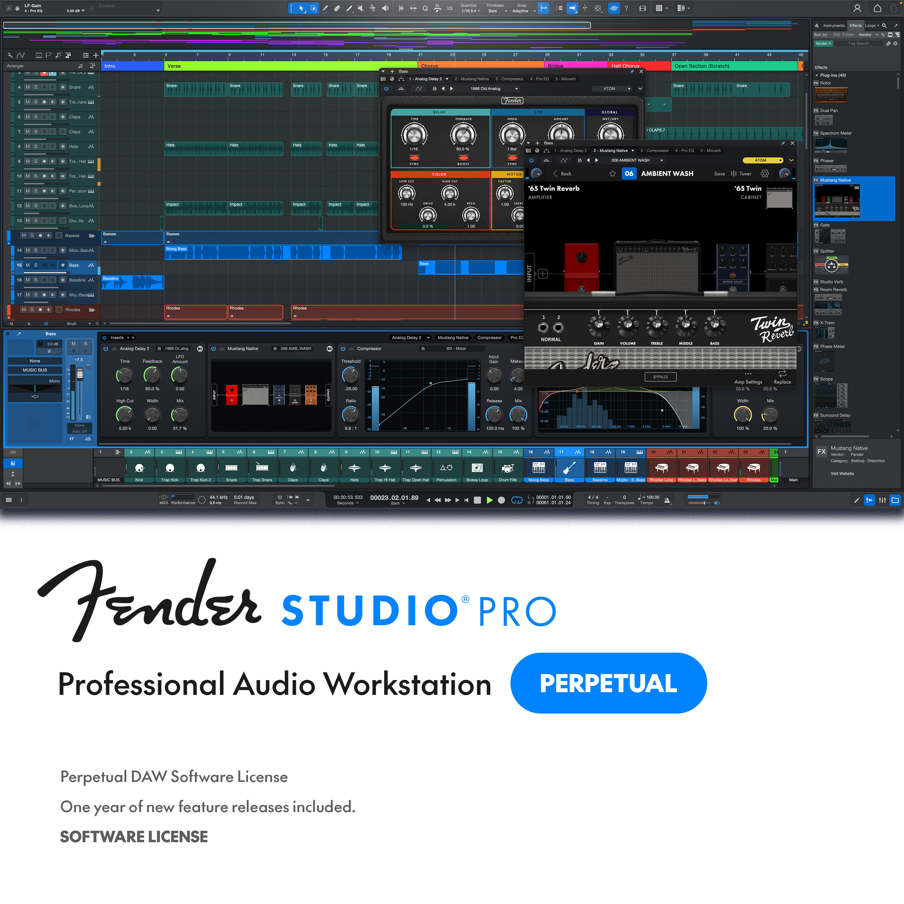 Fender Studio Studio Pro 8 (licence) - Logiciel séquenceur ...
