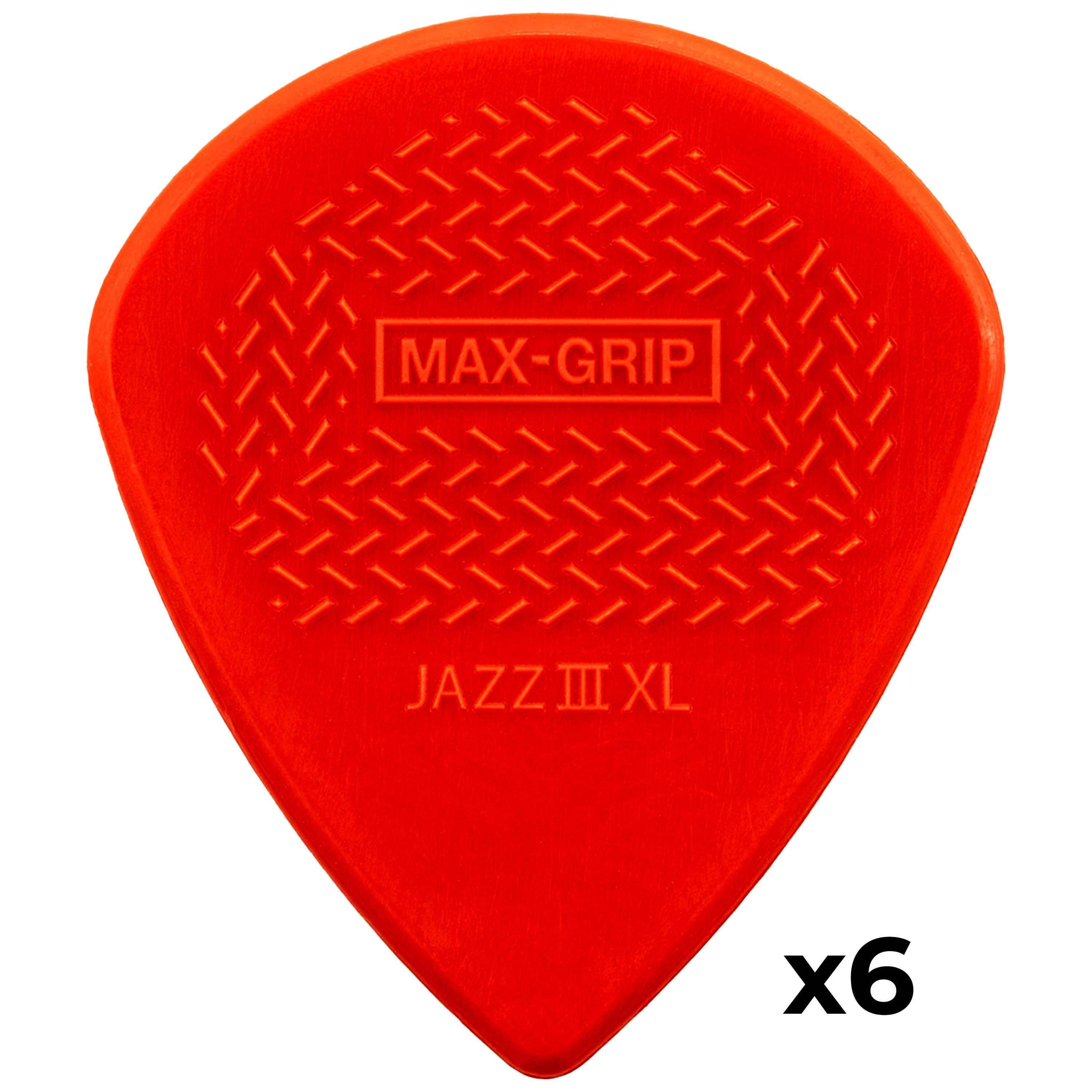Dunlop 581PXLN Max-Grip Jazz III XL Nylon 1,38 mm (lot de 6 ...