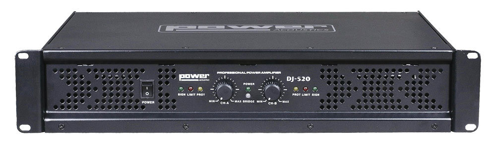 Power Acoustics DJ 520 - Amplificateur sonorisation SonoVente.com