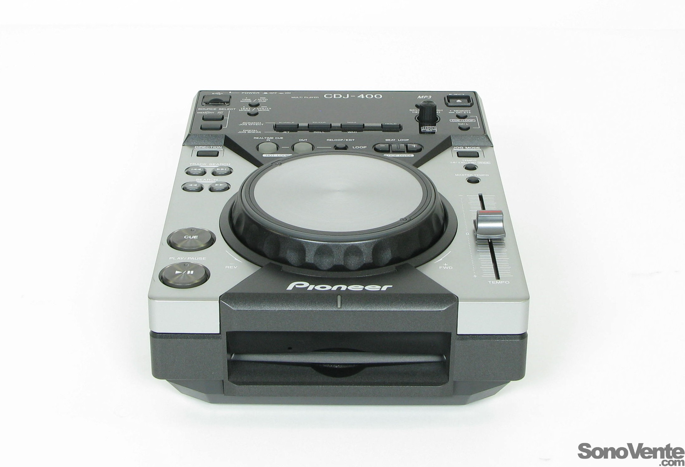 Pioneer DJ CDJ 400 **** - Platine CD MP3 à plat SonoVente.com