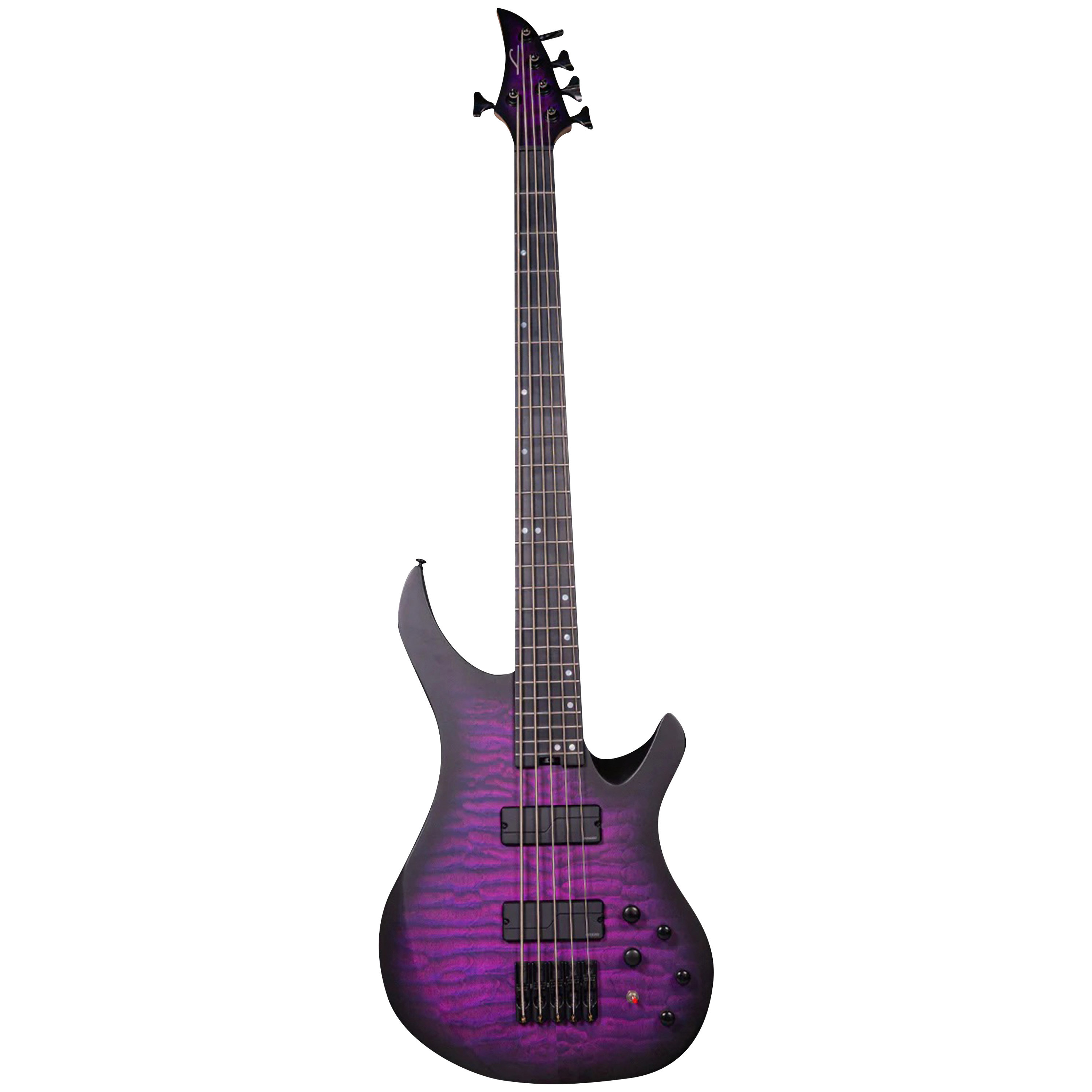 Legator Ninja 5 Cordes Purple to Black - Basse électrique SonoVente.com