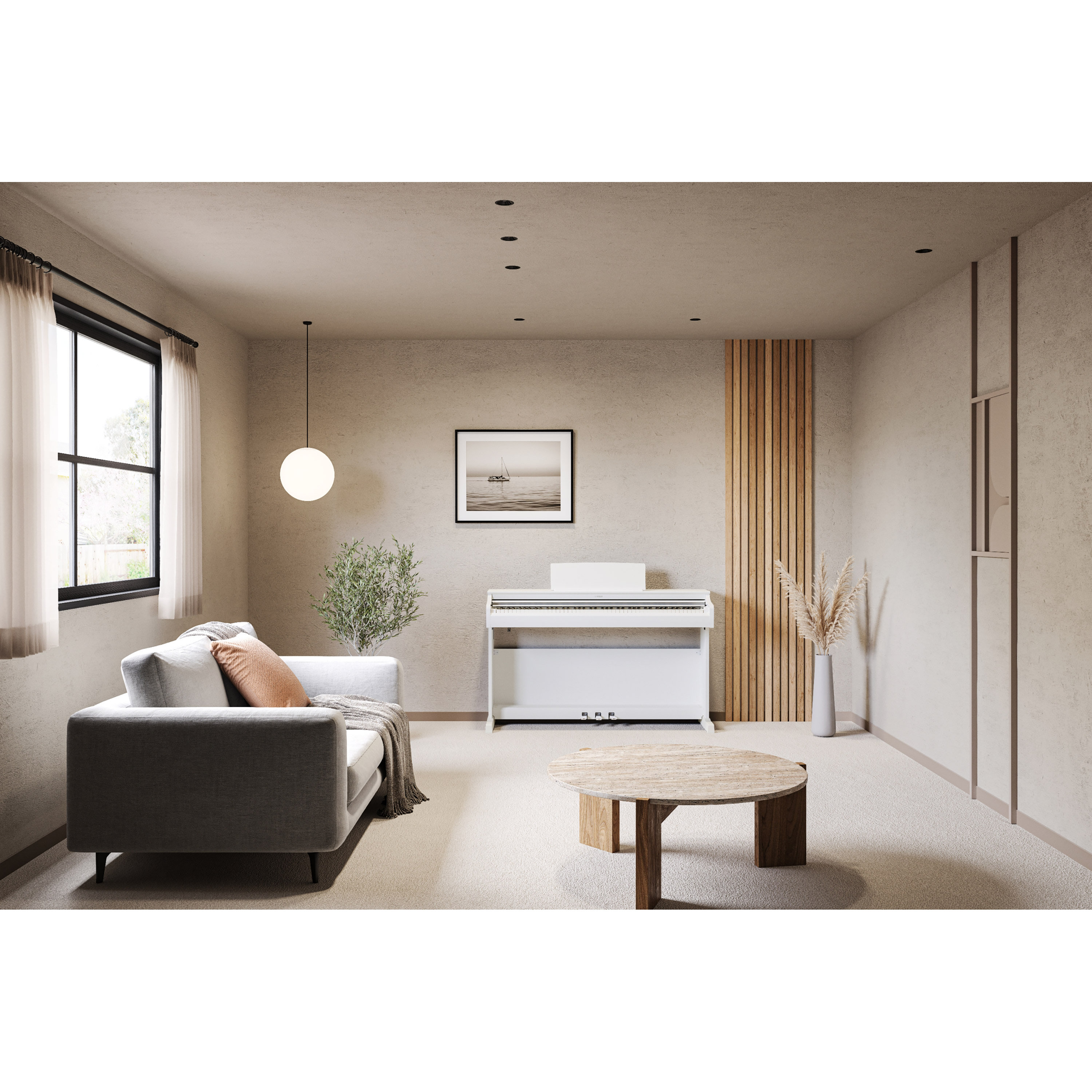 Yamaha Arius YDP-166 White - Piano meuble SonoVente.com