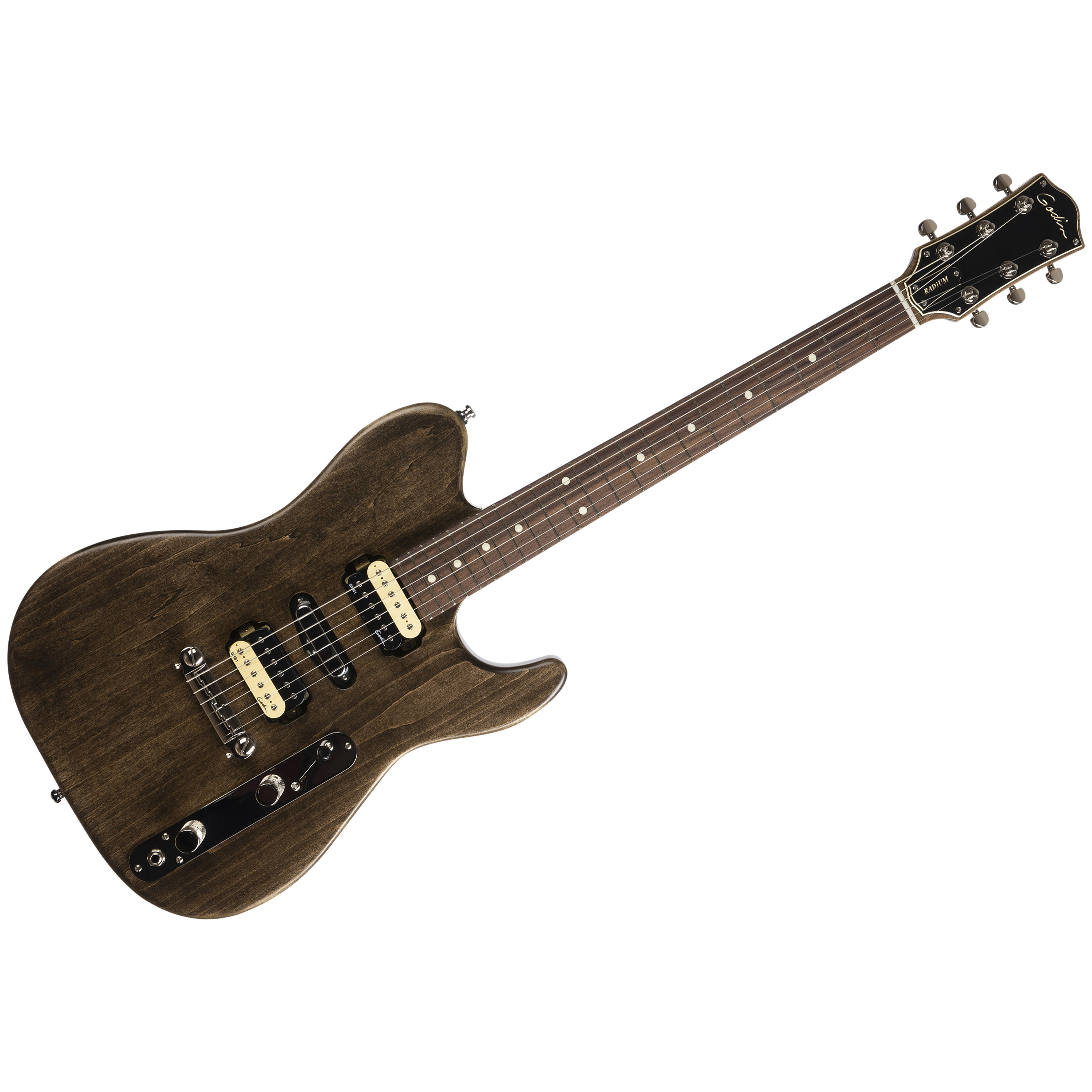 Godin Radium Carbon Black RN - T-vormige gitaar SonoVente.com - nl