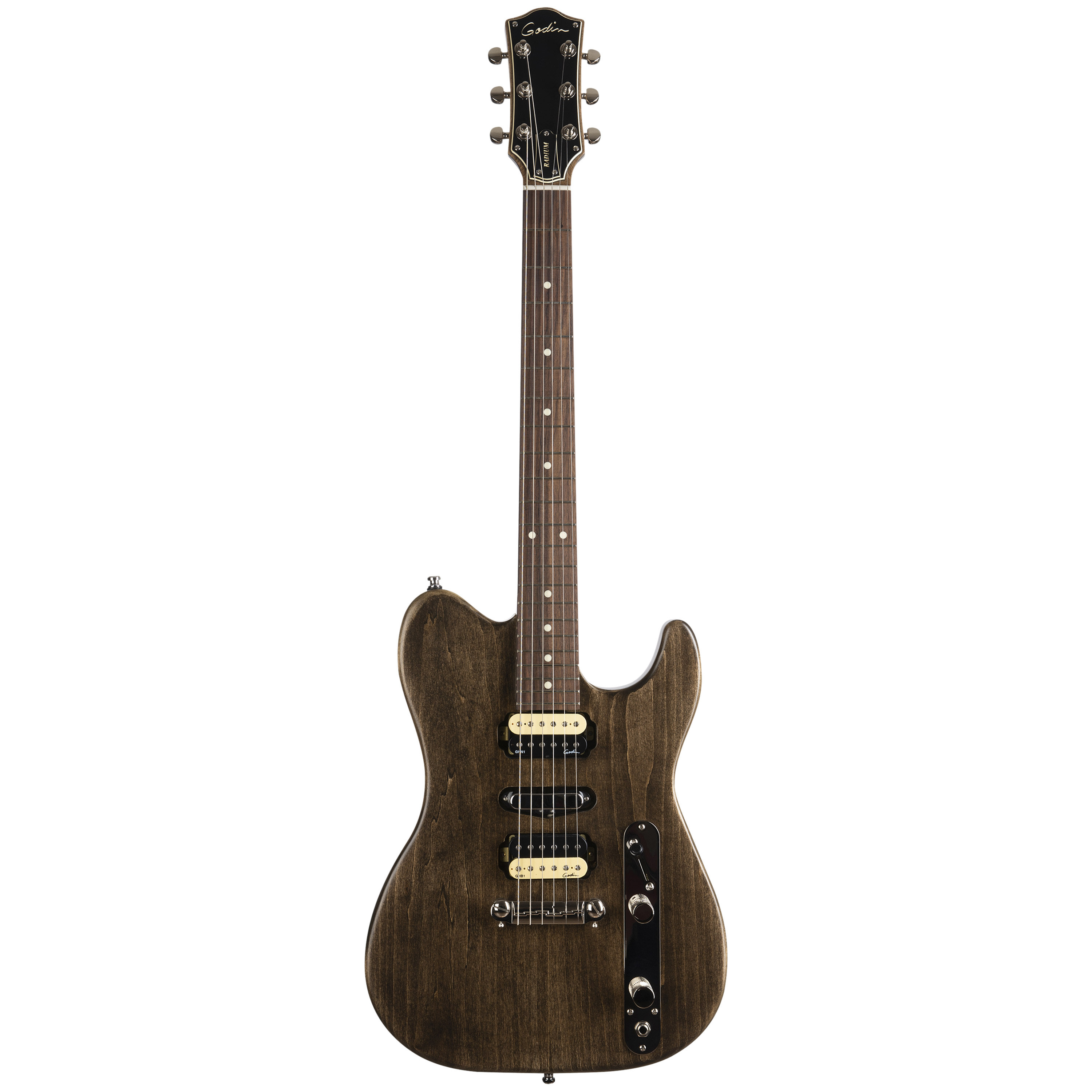 Godin Radium Carbon Black RN - T-vormige gitaar SonoVente.com - nl