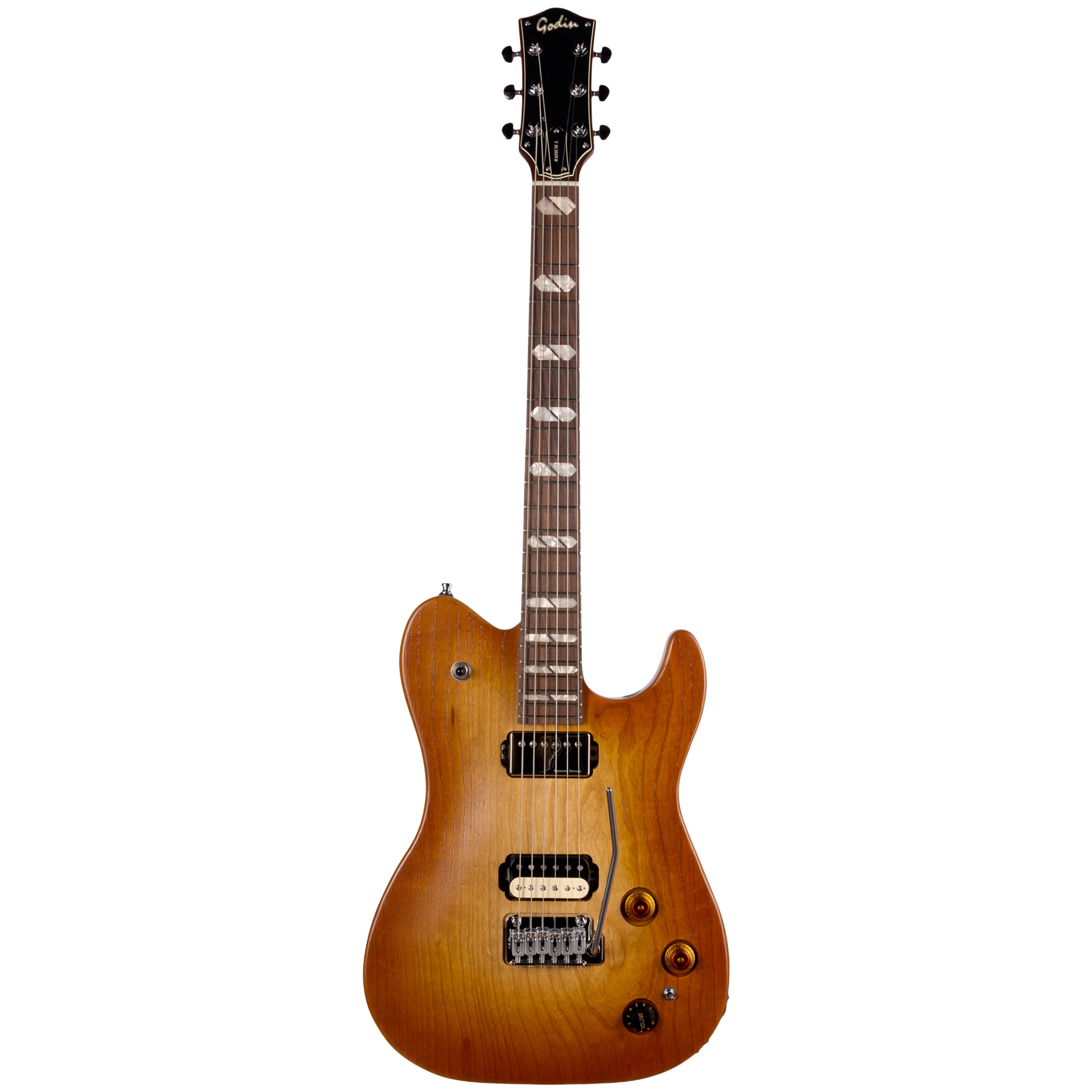 Godin Radium-X Rustic Burst SG + Housse - Guitare forme T SonoVente.com