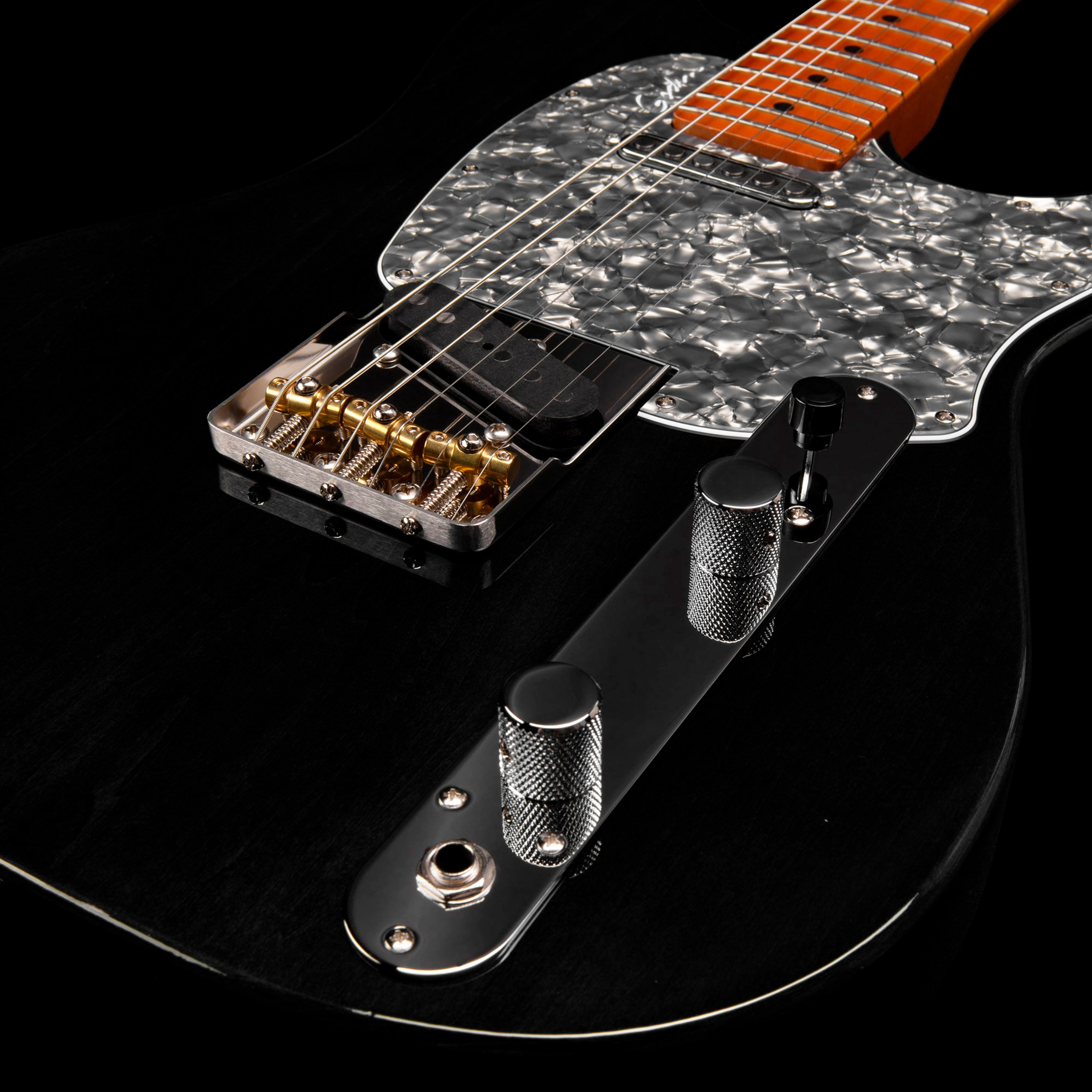Godin Stadium Pro Pacifik Blue LTD MN + Housse - Guitare forme T ...