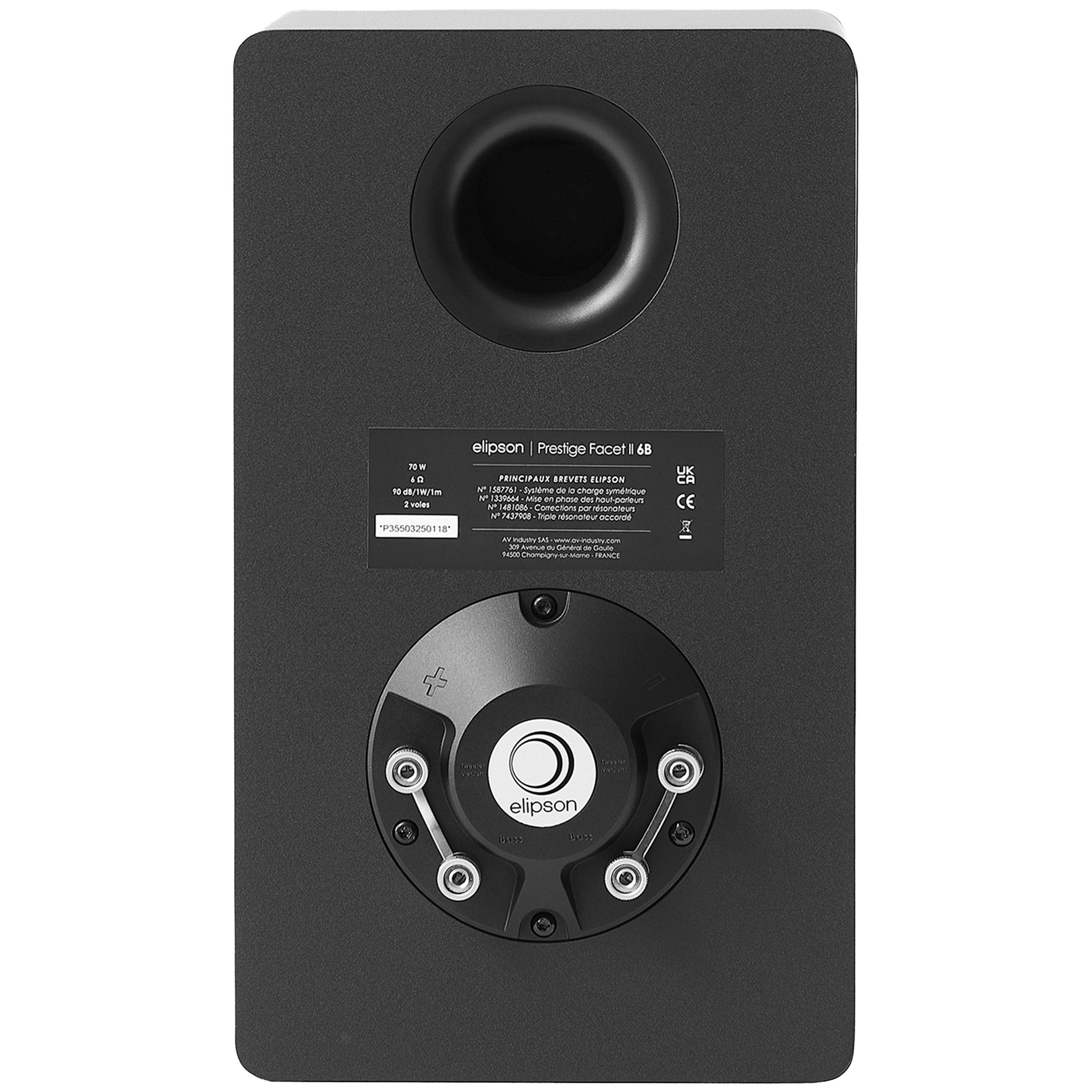 Elipson Prestige Facet II 6 Active BT Black Matt (la paire ...