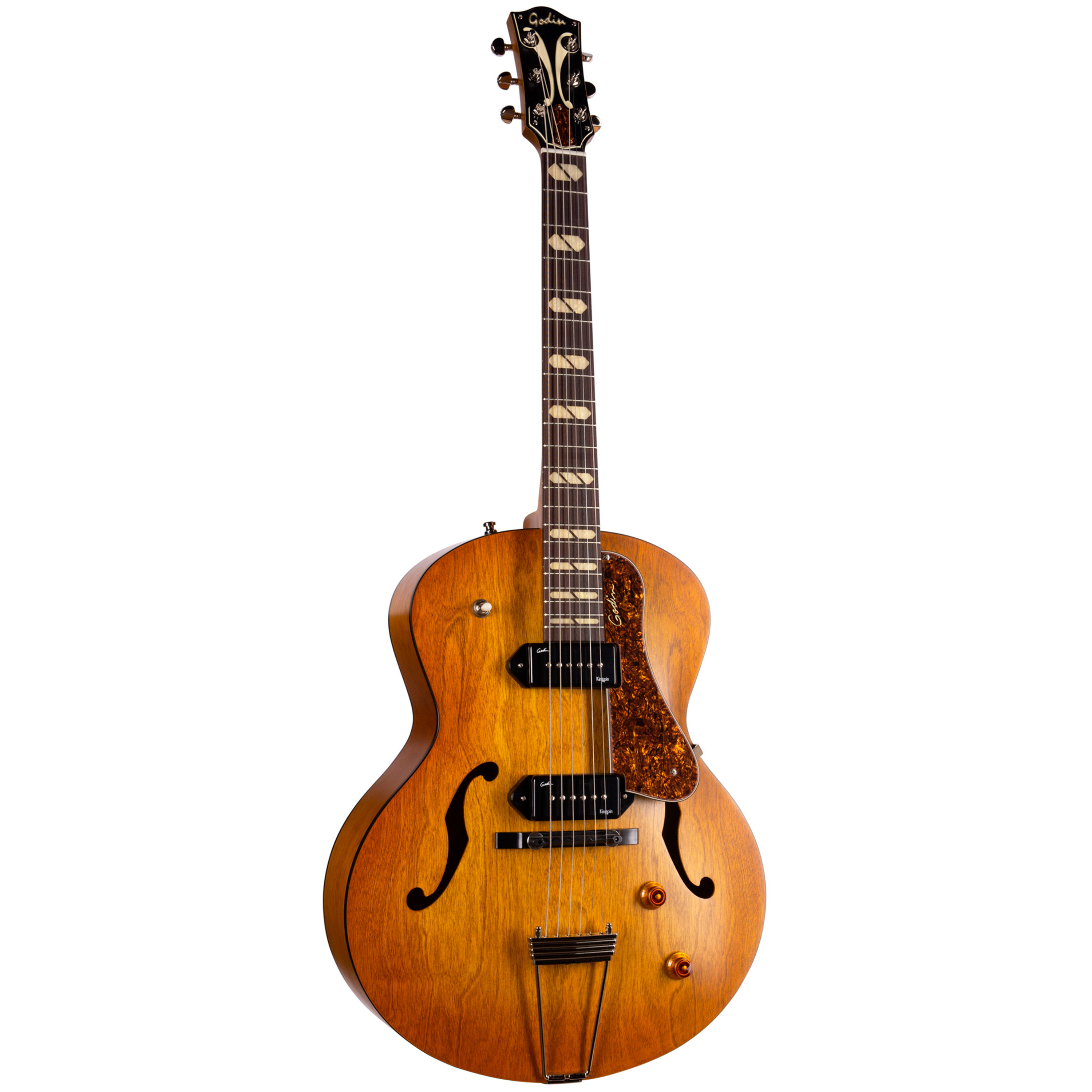 Godin 5th Avenue Jumbo P90 Harvest Gold - Guitarra Folk Eléctro ...