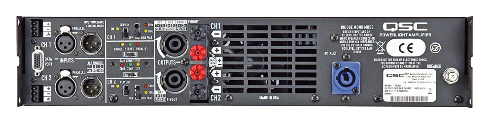 QSC PL 380 - Amplificateur sonorisation SonoVente.com