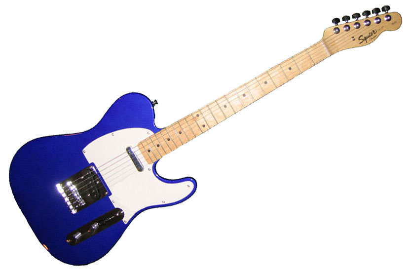 Squier by FENDER Affinity Telecaster - Metallic Blue - Guitare forme T ...