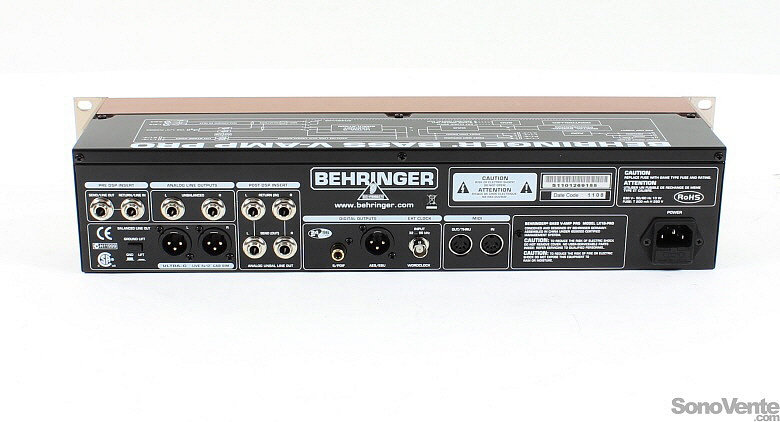Behringer BASS V-AMP PRO - Tête d'ampli basse SonoVente.com