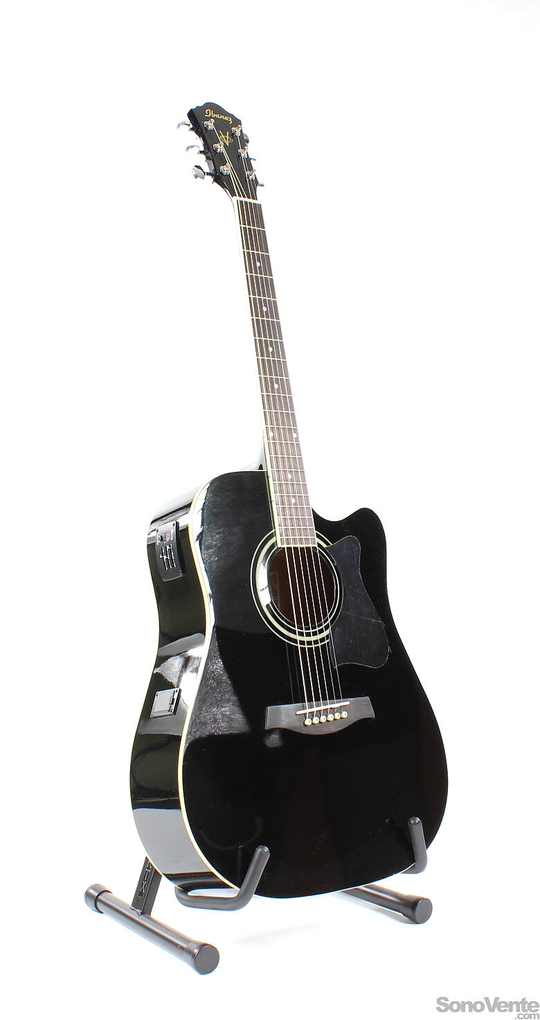 Ibanez V72ECE-BK - noire - Guitare Folk Electro SonoVente.com