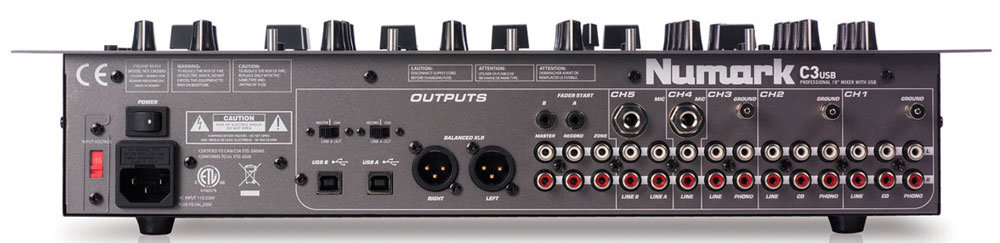 Numark C3 USB - Table de Mixage 19 SonoVente.com