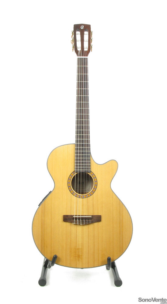 Cort CEC5 Natural Gloss - Guitare électro nylon SonoVente.com
