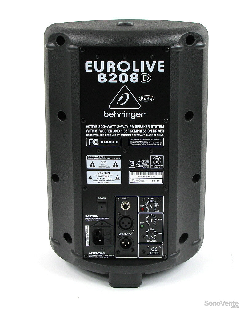 Behringer B208D - Enceinte amplifiée SonoVente.com