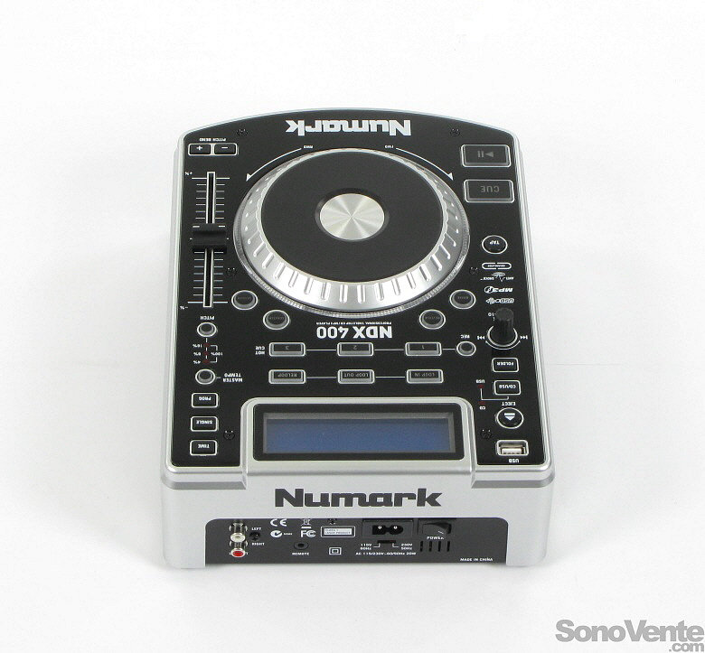 Numark NDX 400 - Platine CD MP3 à plat SonoVente.com