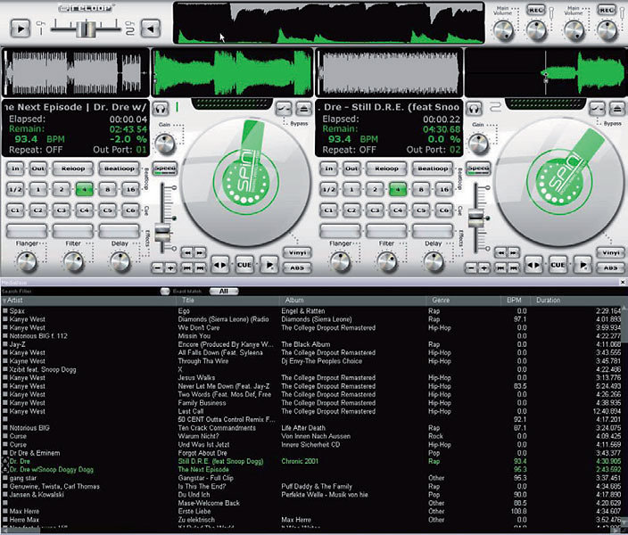 Reloop SPIN 2+ - Logiciel de mixage SonoVente.com