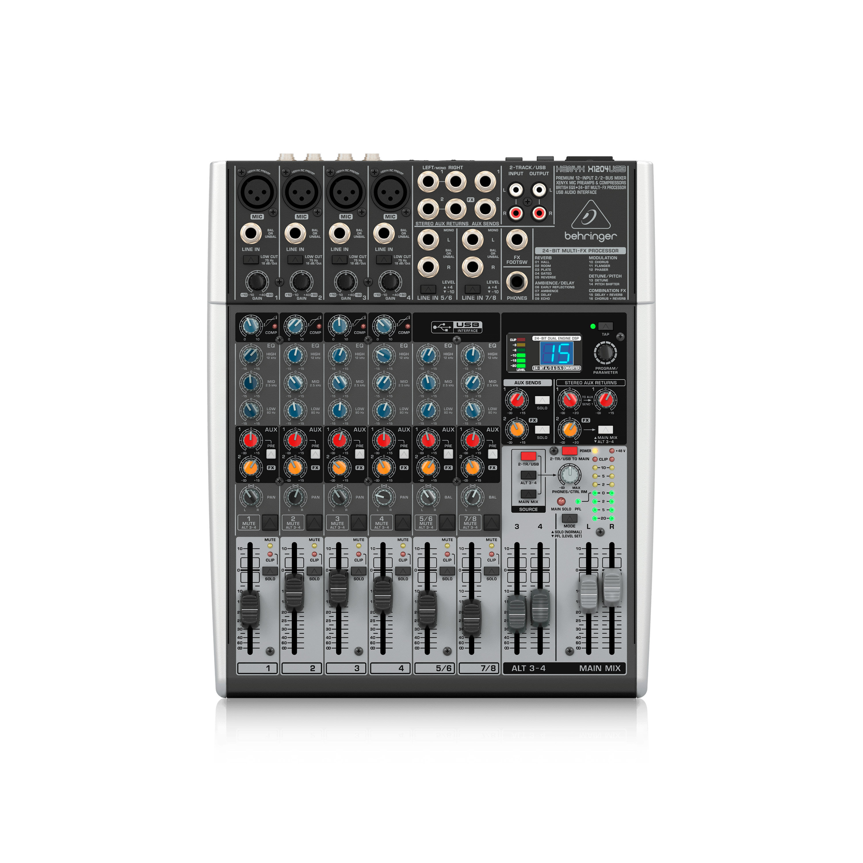 Behringer Xenyx X1204USB - Console de mixage analogique SonoVente.com