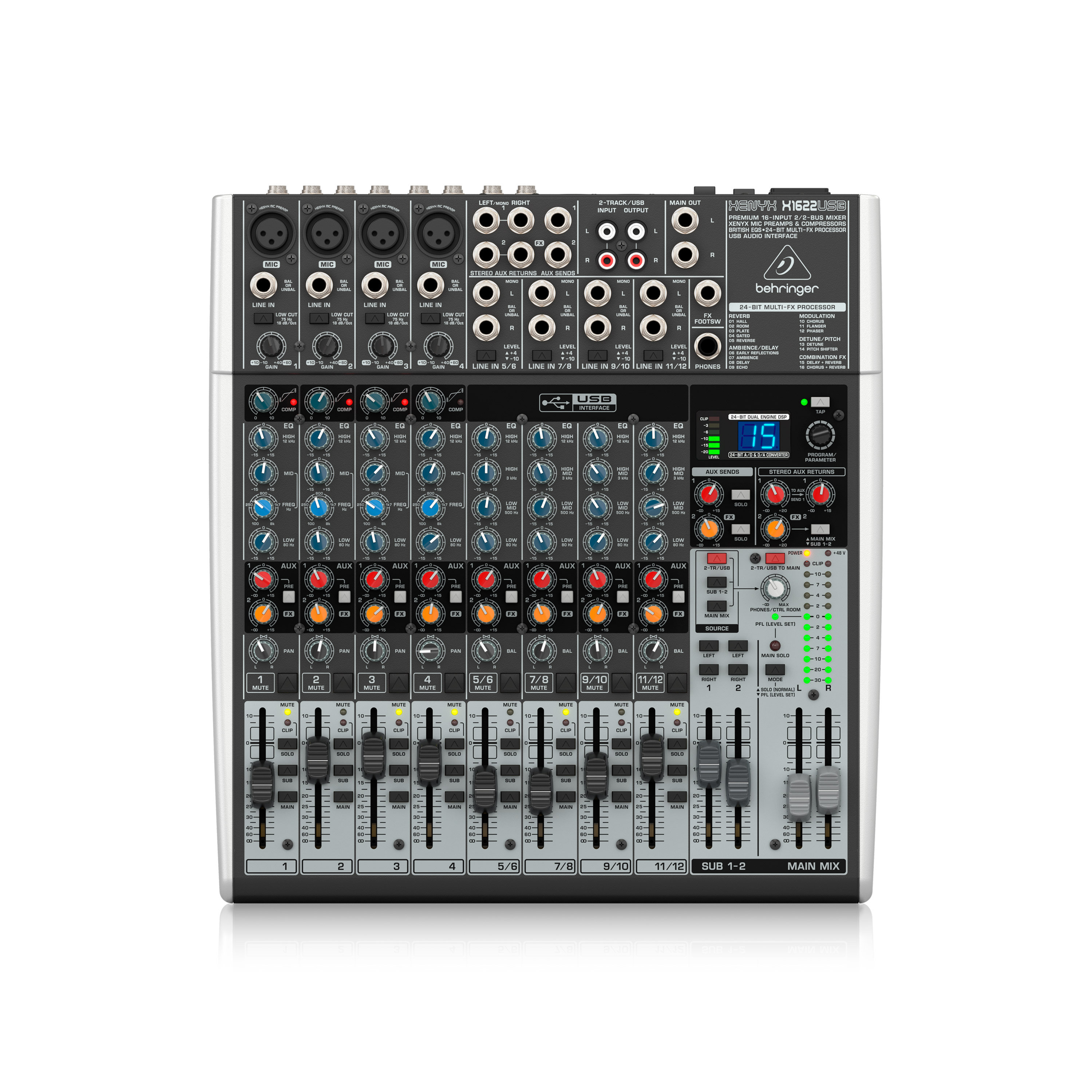 Behringer Xenyx X1622USB - Console de mixage analogique SonoVente.com