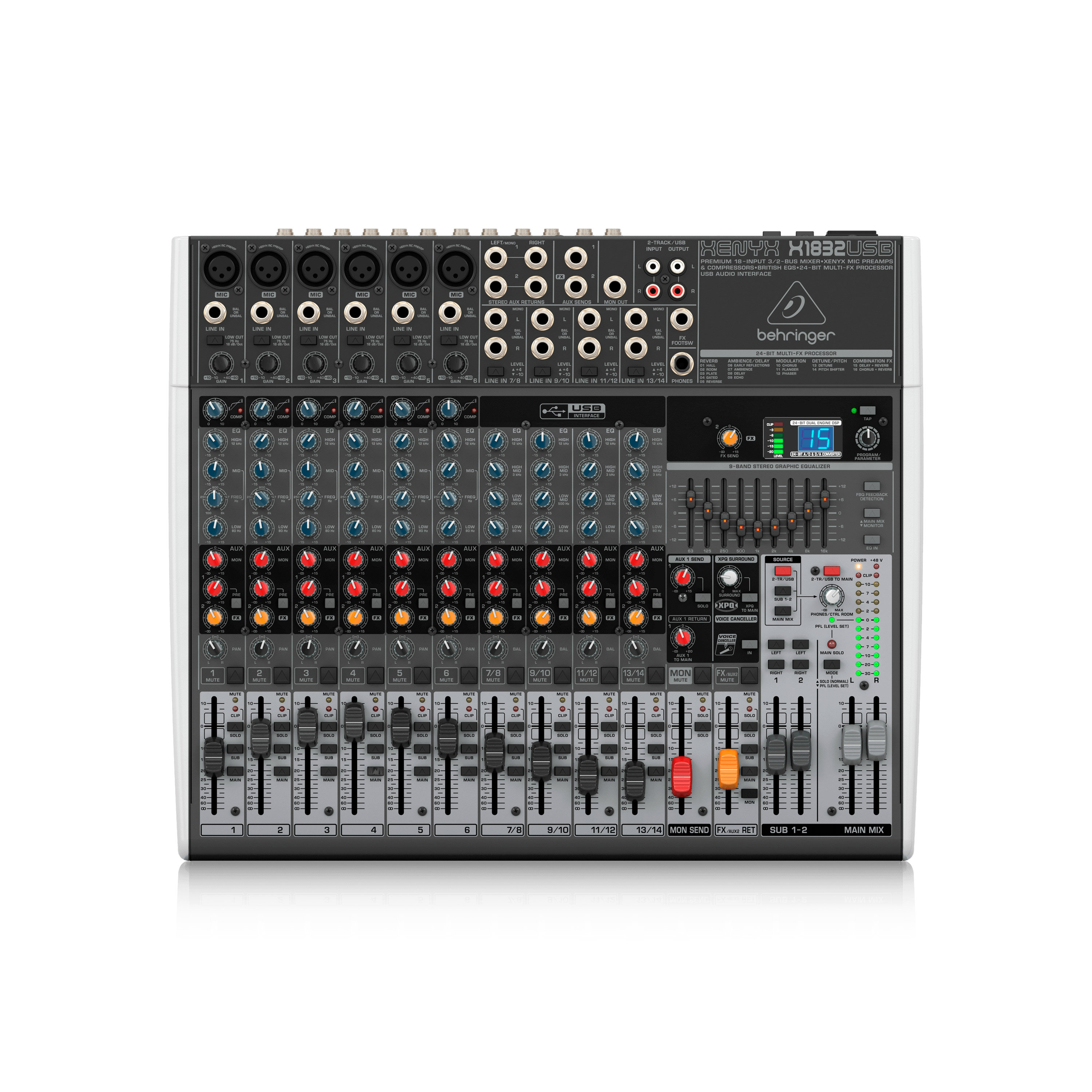 Behringer Xenyx X1832USB : Console de Mixage Analogique - SonoVente.com