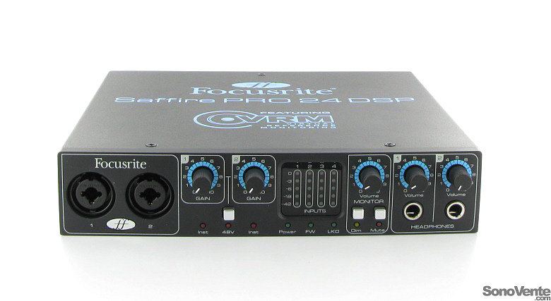 Focusrite SAFFIRE PRO 24 DSP - Carte son SonoVente.com